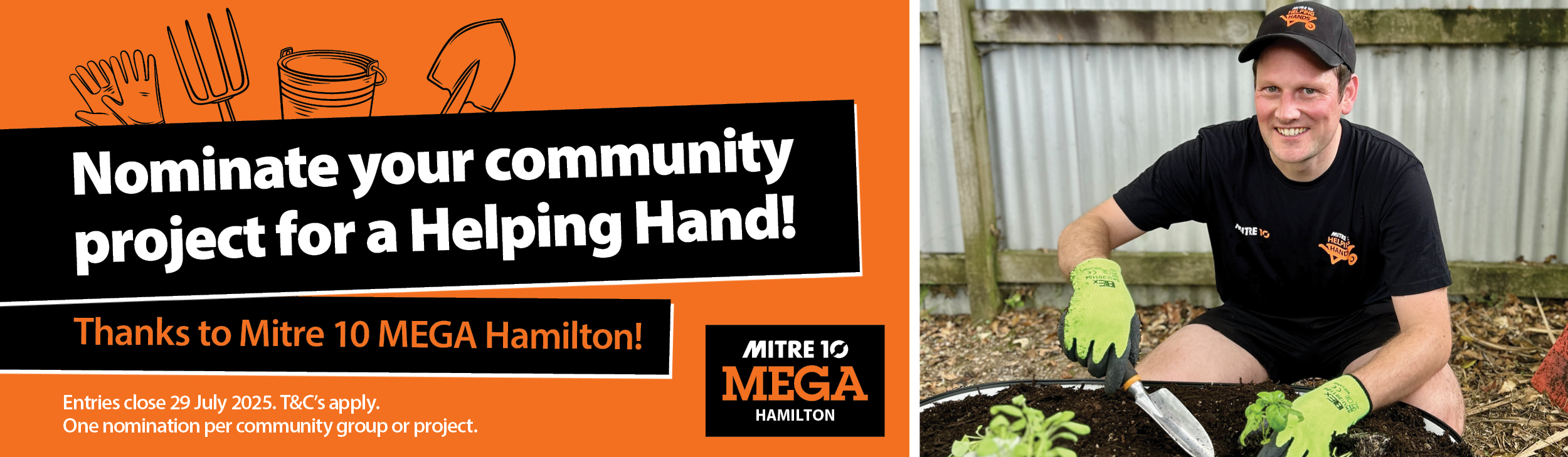 Mitre 10 MEGA Hamilton Helping Hands