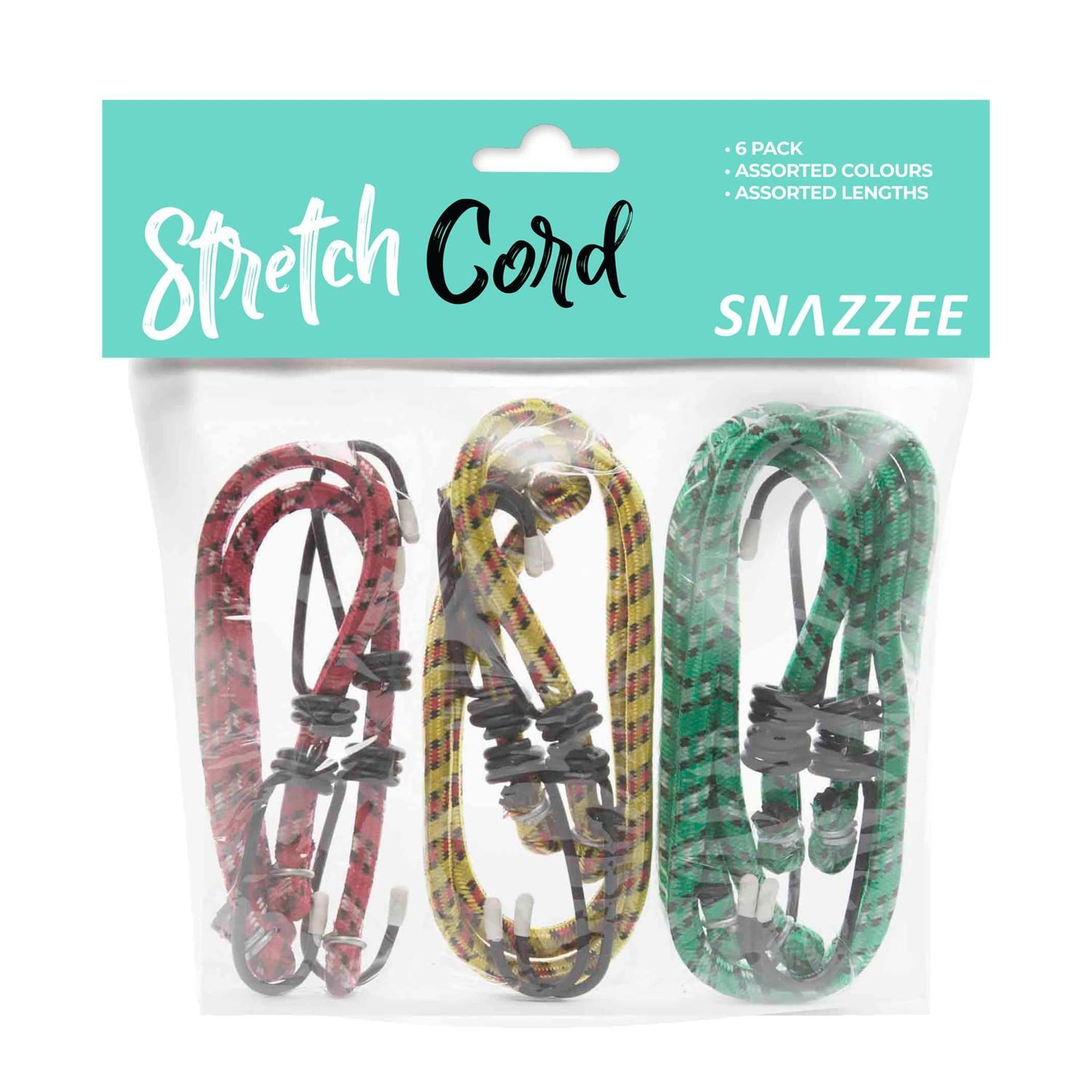 Snazzee | Stretch Cord 6 piece | Mitre10