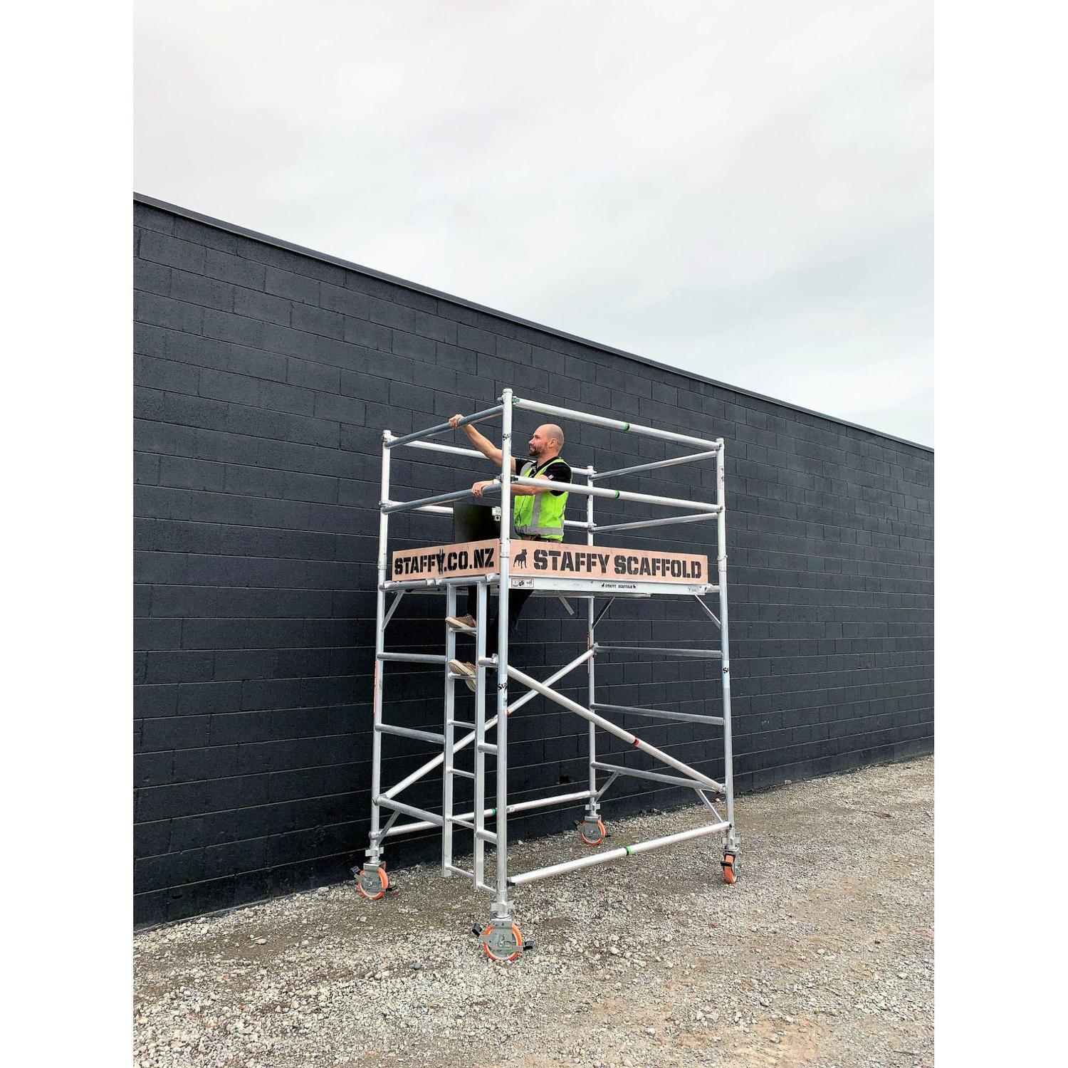 Staffy | Core Mobile Scaffold Tower 2m Aluminium | Mitre10