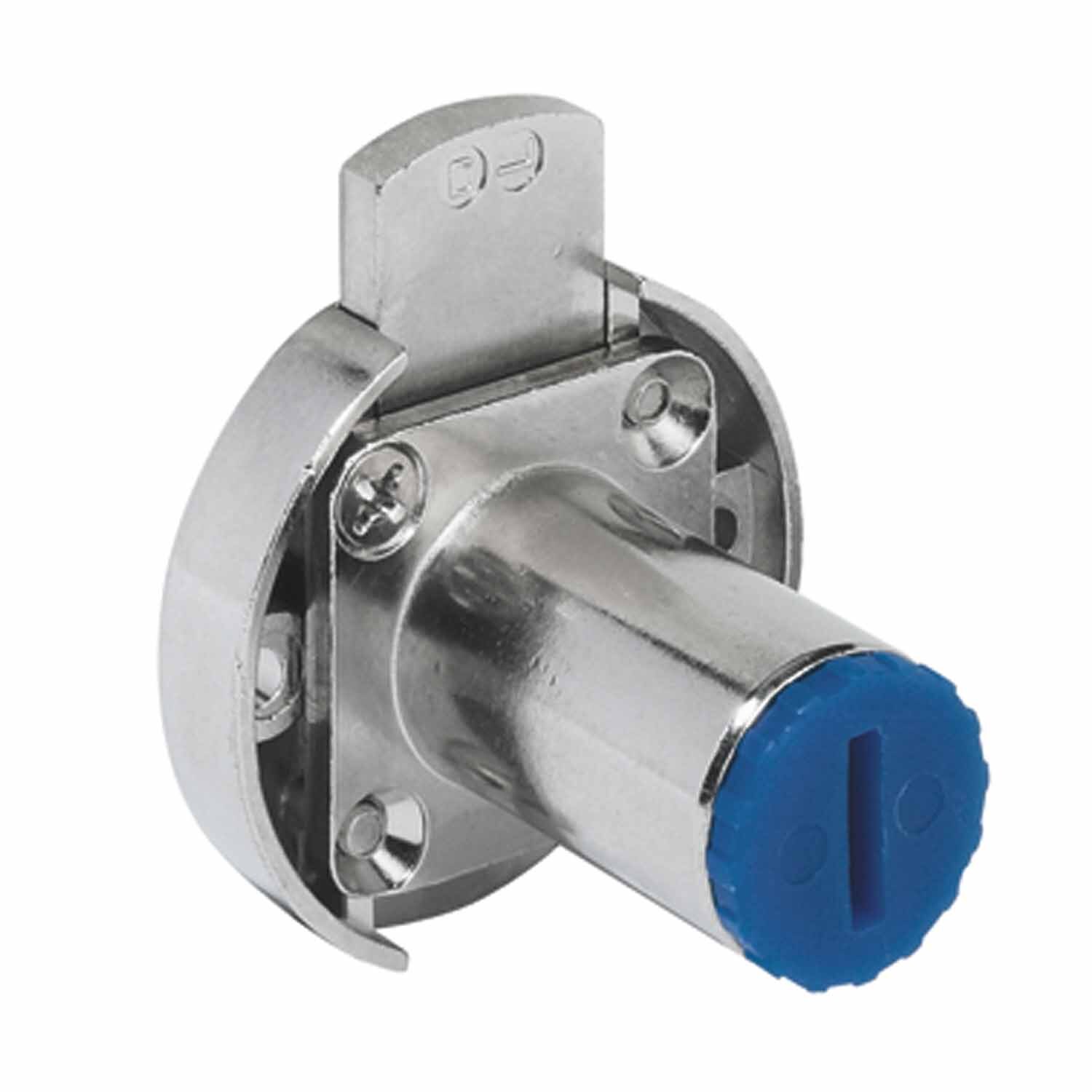 Hafele | Flap lock 15.5mm Nickel plated | Mitre10
