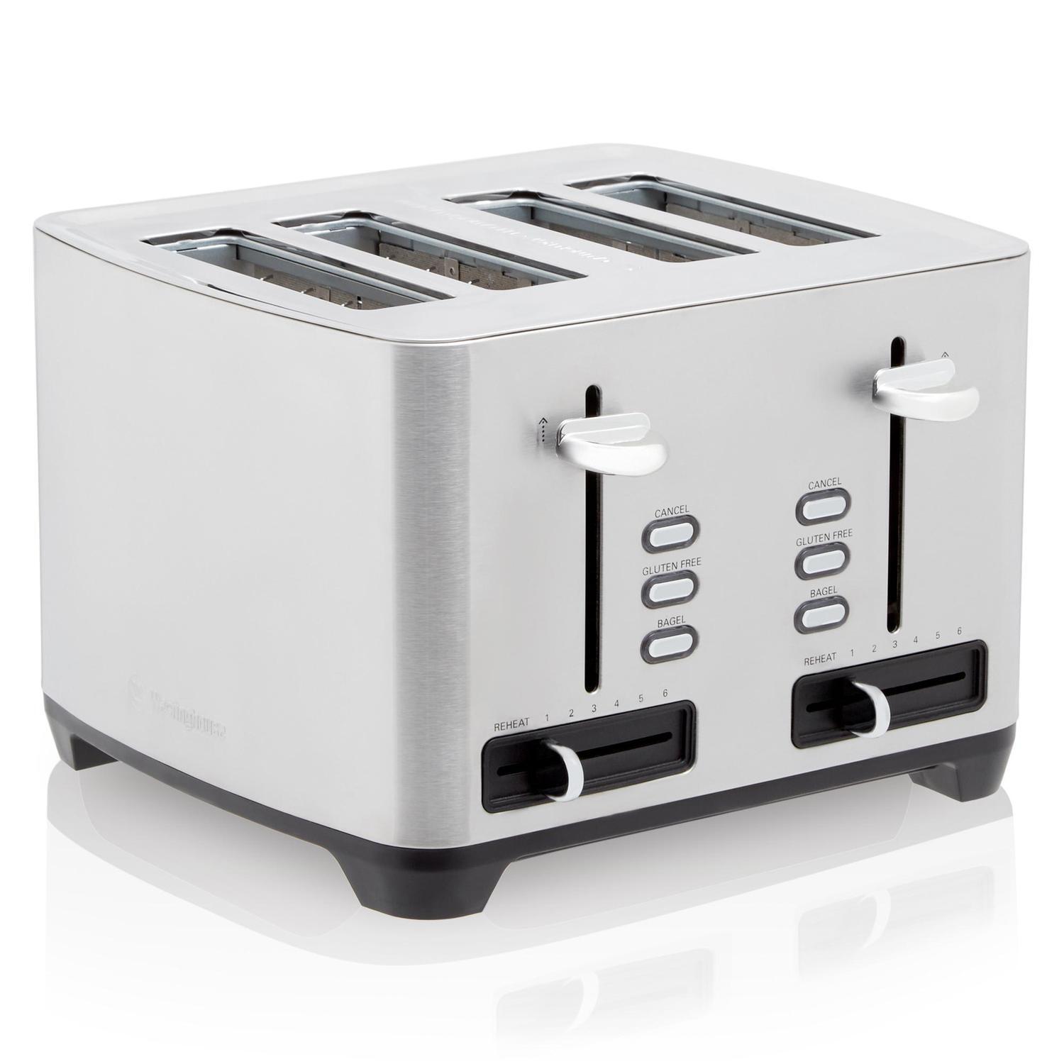 Westinghouse | Toaster 4 Slice Stainless Steel | Mitre10