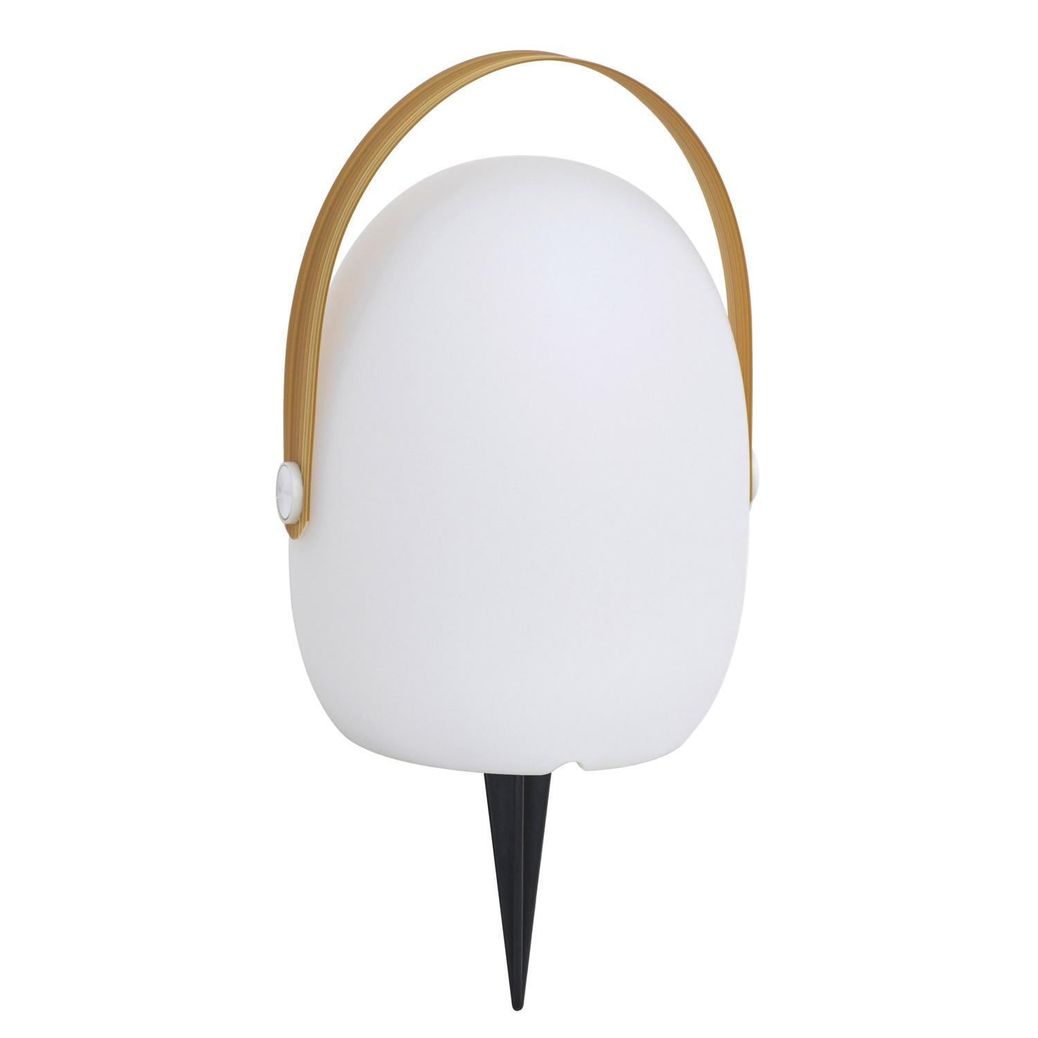 Nouveau | Solar Egg Light 21cm Warm White | Mitre10