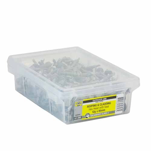 Otter | Roofing & Cladding Metal Screws 12g x 45mm Pack of 250 ...