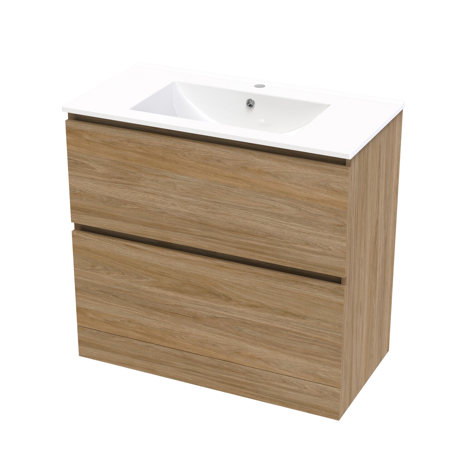 Clearlite | Pinnacle Double Drawer Floorstanding Vanity H: 850mm, W ...