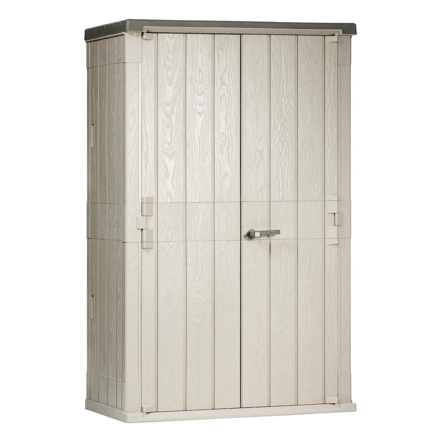 TOOMAX | High Storaway Shed 1670L Taupe Grey/Dark Anthracite | Mitre10