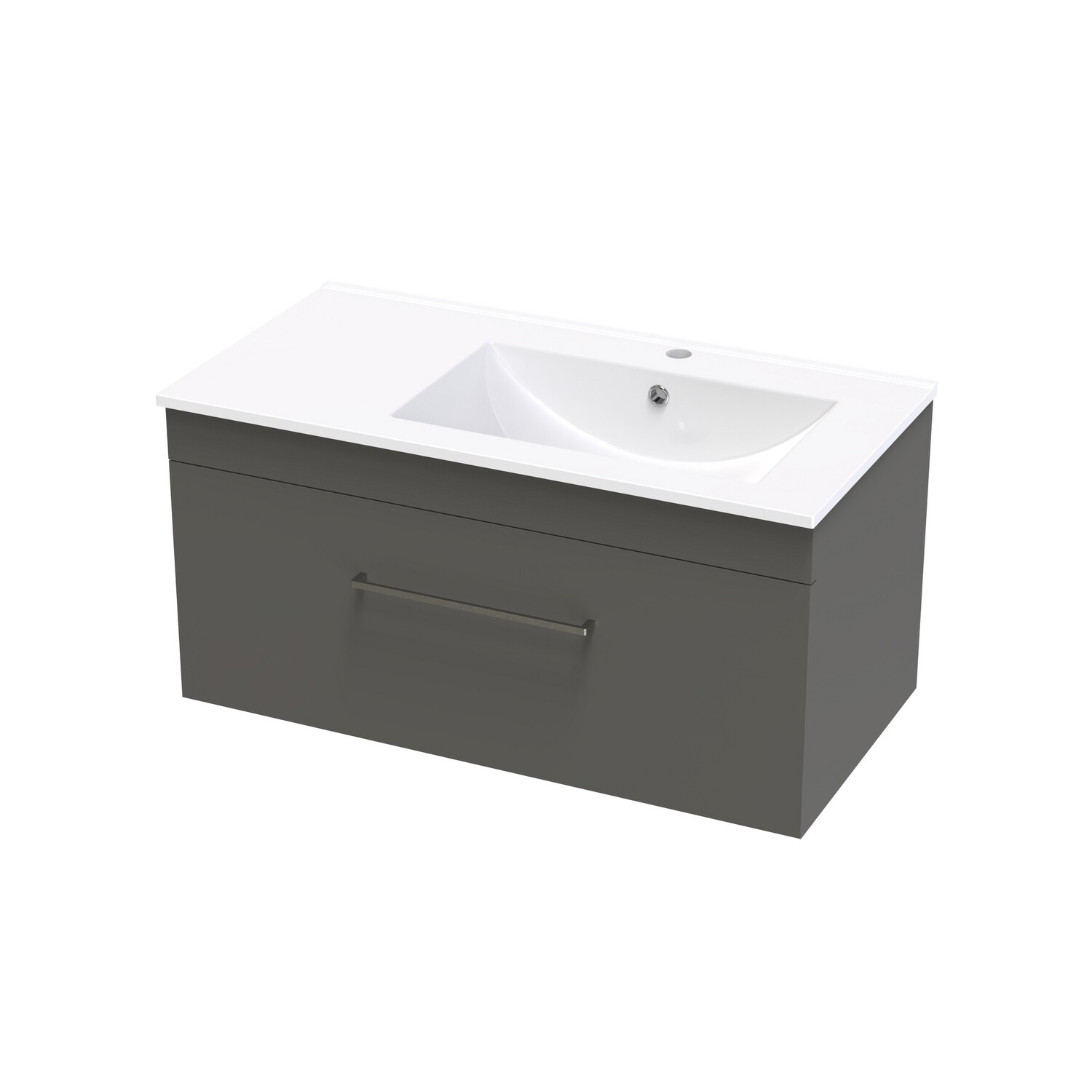 Clearlite | Cashmere Valley 900 Right Hand Bowl Sng Drawer Colour | Mitre10