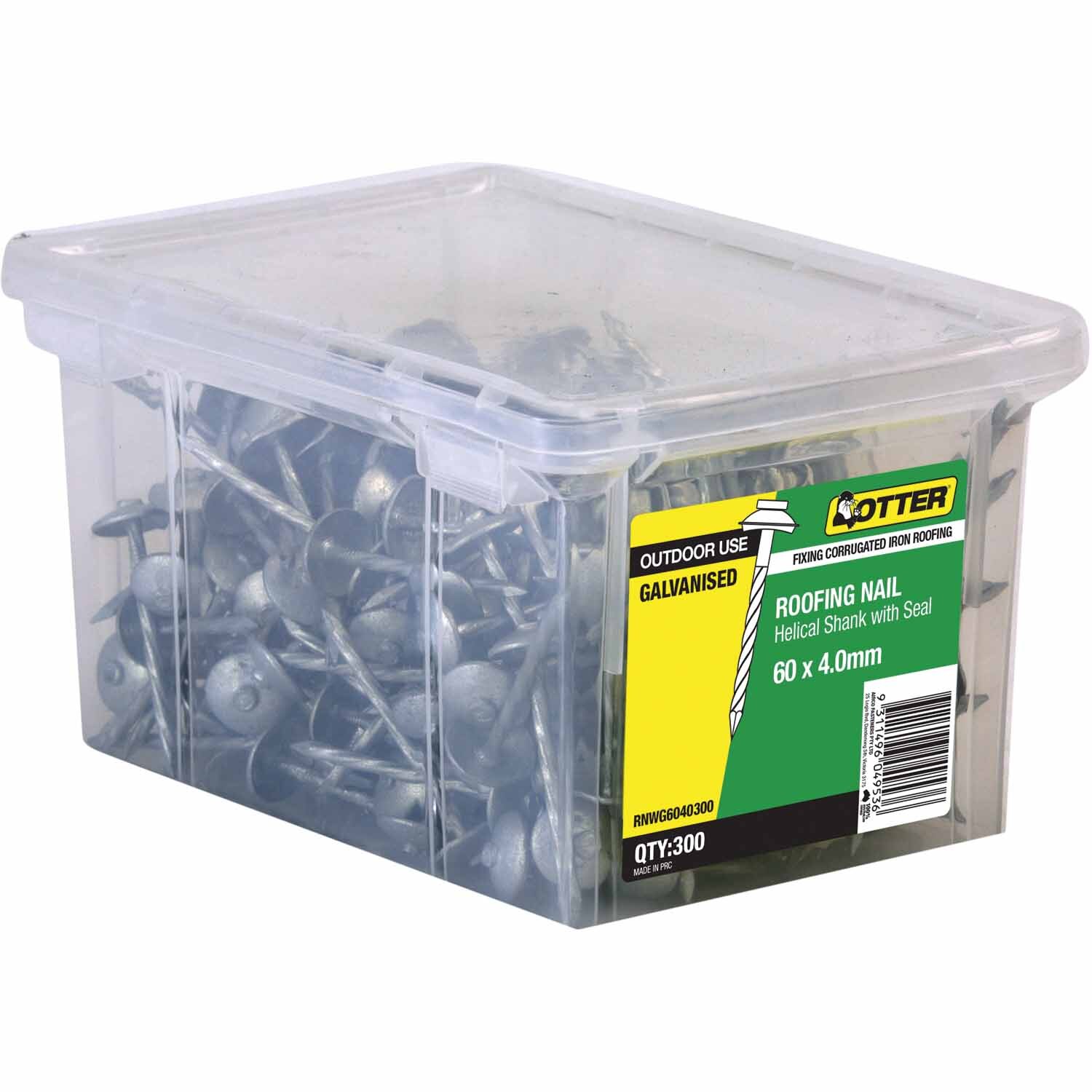 Otter | Roofing Nails 60 x 4.0mm Galvanised | Mitre10