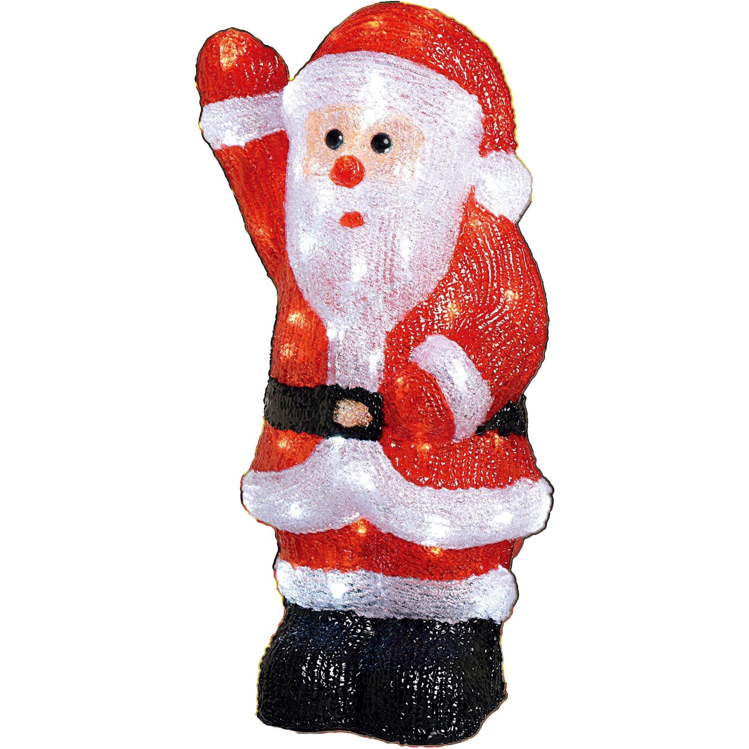 Nouveau | Acrylic Light Up Santa | Mitre10