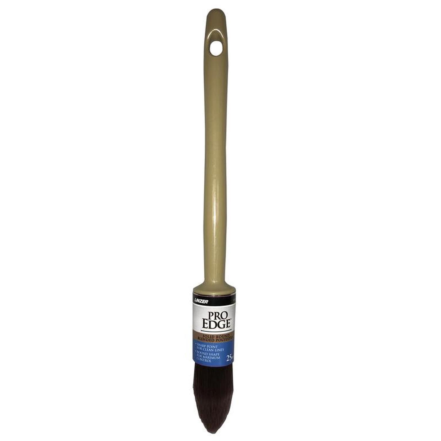 LINZEER | Precision Paint Brush 25mm Brown | Mitre10