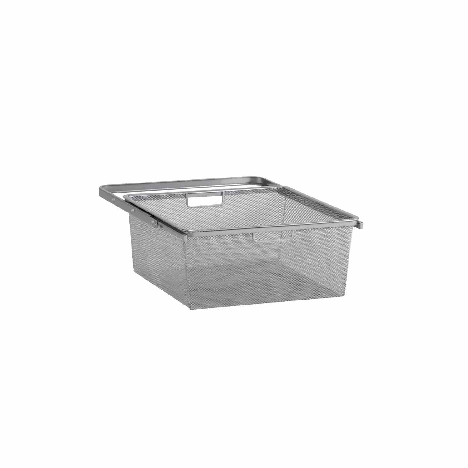 Elfa | Mesh Drawer H: 185mm, W: 449mm, D: 430mm Platinum | Mitre10