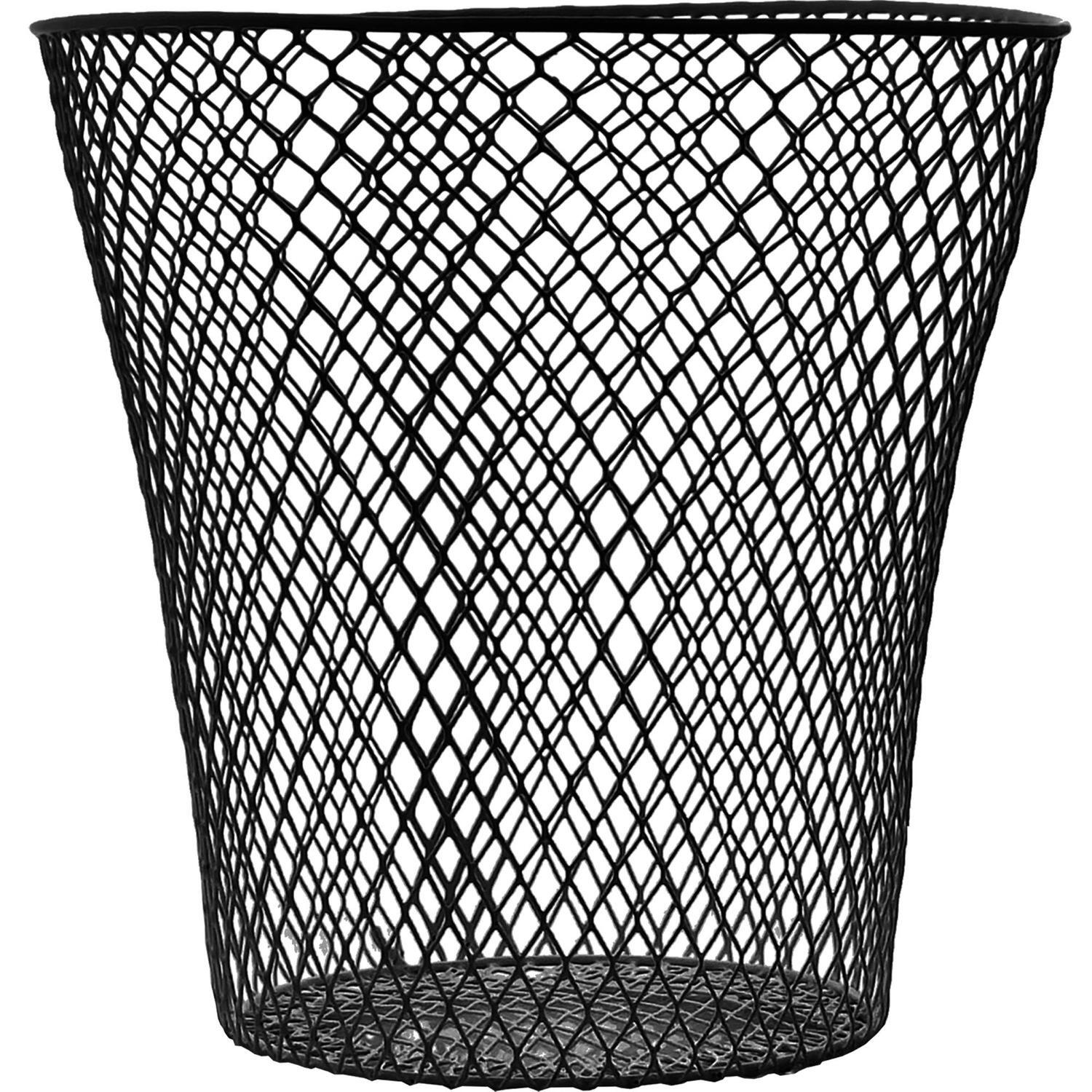 Seymours | Metal Wire Waste Bin Black | Mitre10