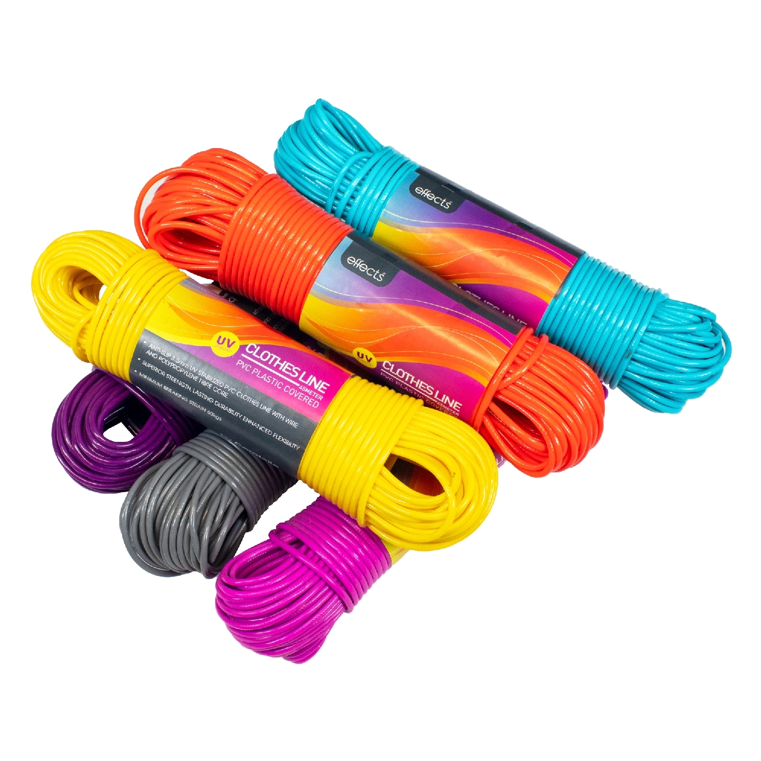 Effects | Clothesline Wire 3.5mm x 45m Assorted | Mitre10