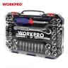 Workpro | Socket Set 1/4in and 3/8in 63pc | Mitre10