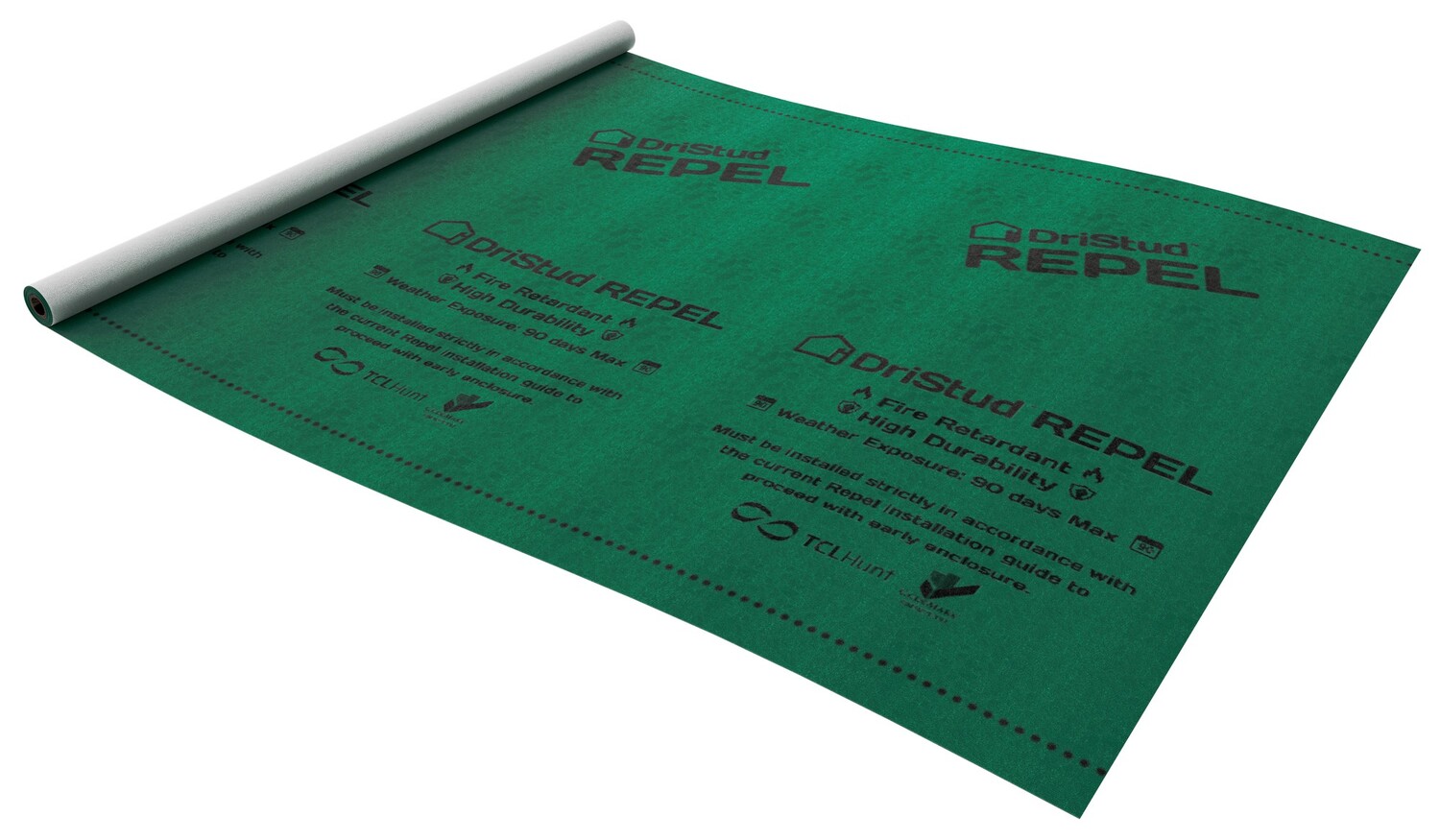 Flexible Air Barrier H: 2740mm x L: 18.3m 50m2 Green | Mitre10