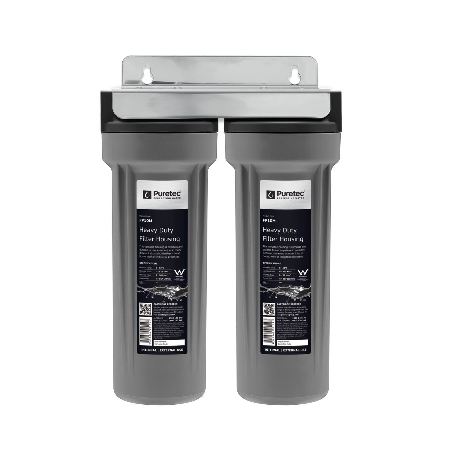 Puretec | Twin Water Filter System White | Mitre10