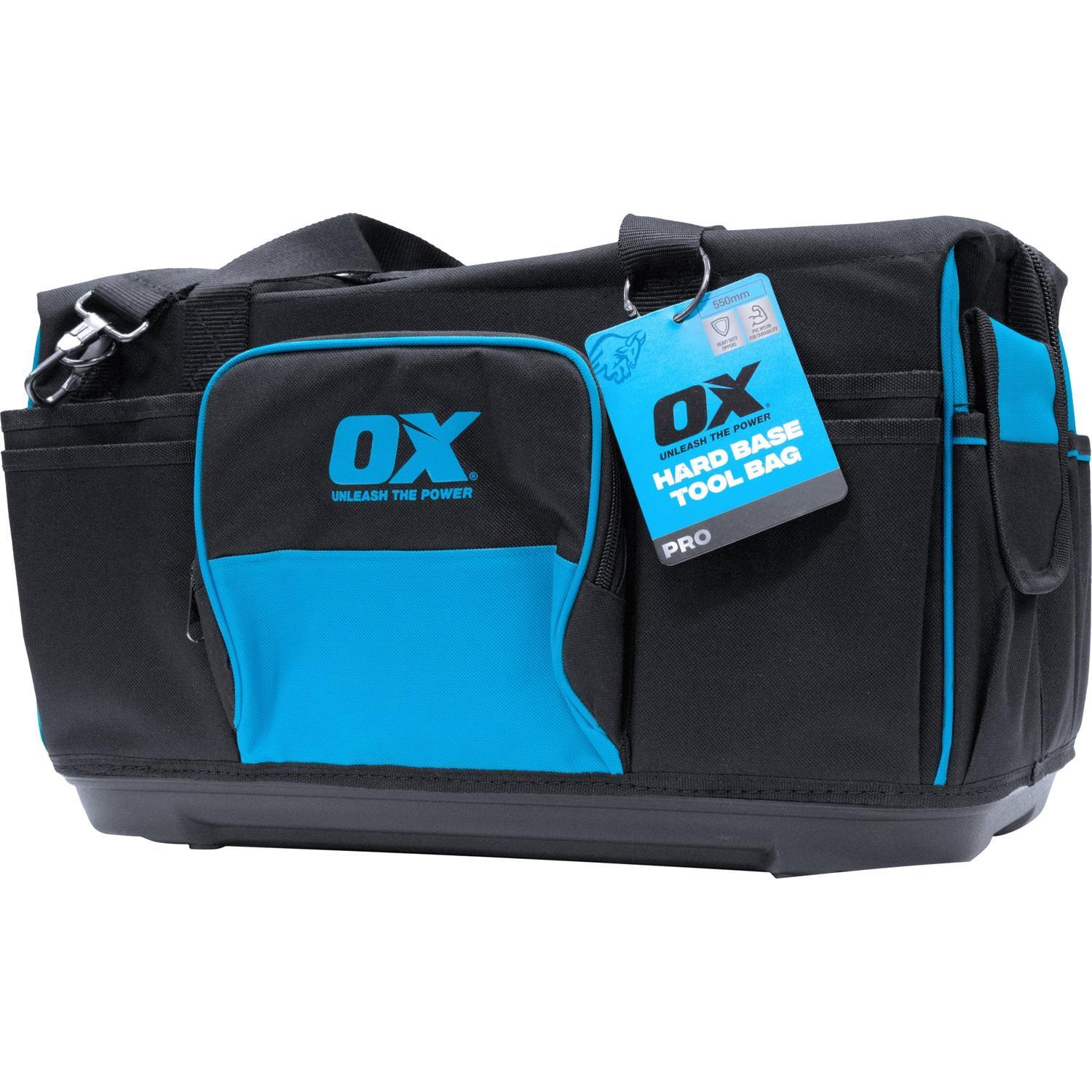 Ox | Tool Bag with Hard Base 550mm | Mitre10