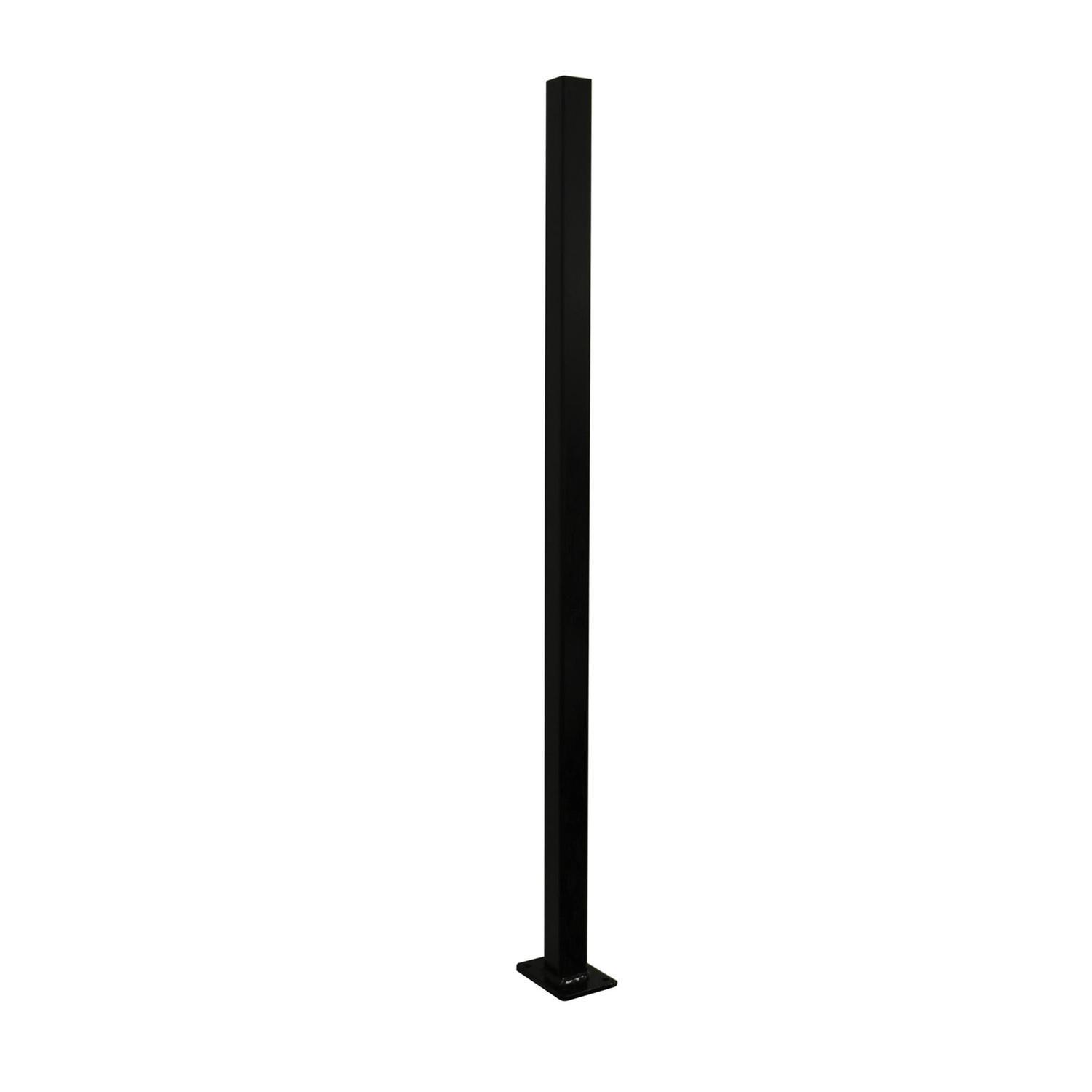 Guardian | Aluminium Flanged Fence Post H: 1800mm, W:50mm, D: 50mm ...