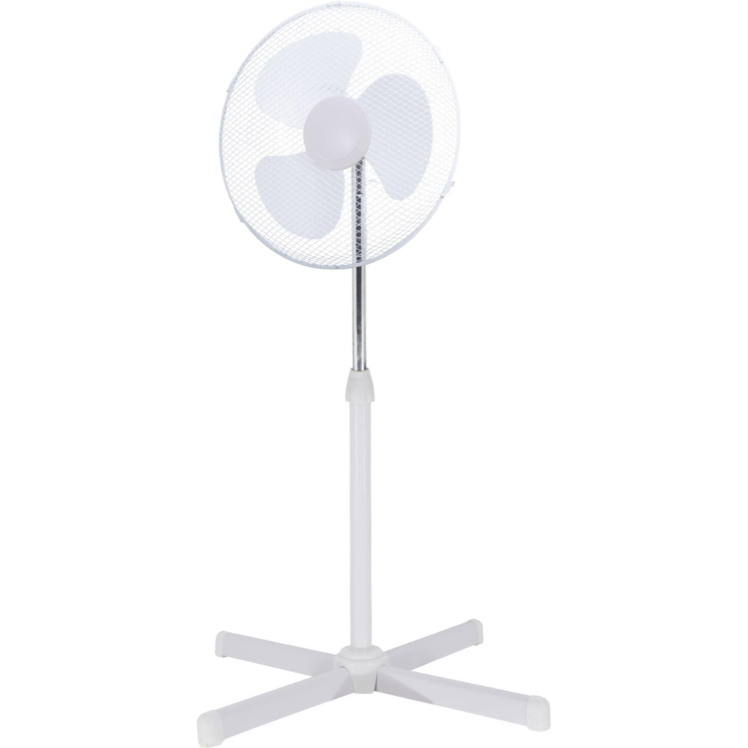 Nouveau | Pedestal Fan 40cm White | Mitre10