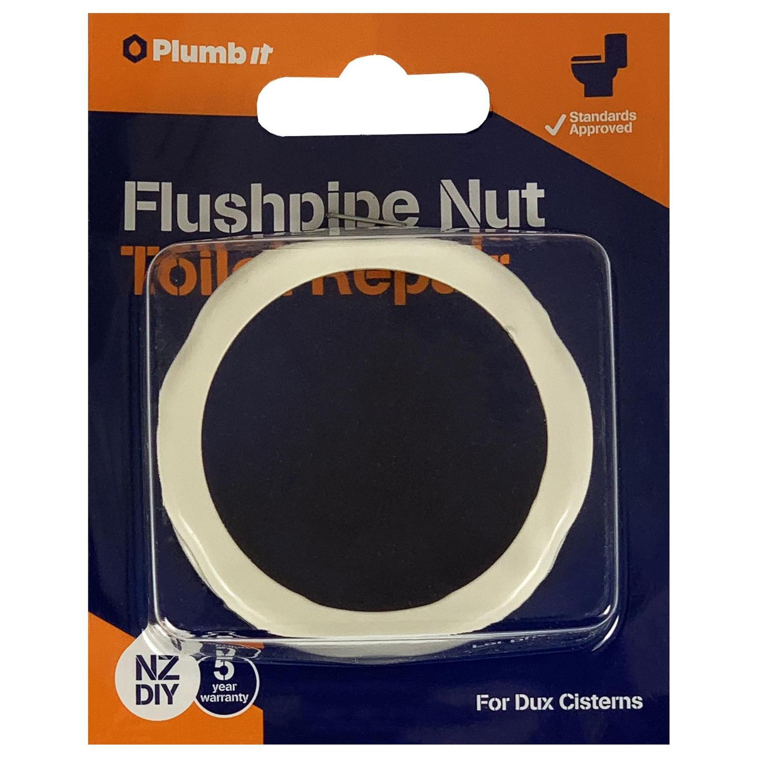 Plumb It | Flushpipe Nut 50mm White | Mitre10
