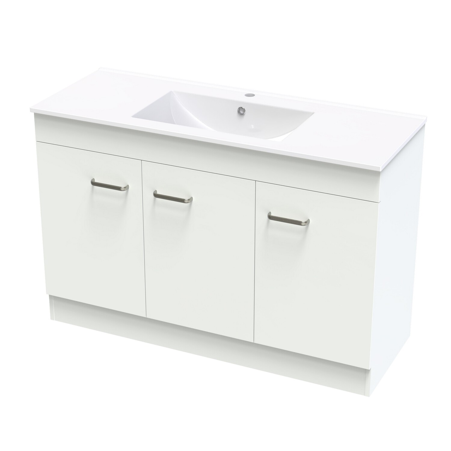 Clearlite | Pacific 1200 Door Only Floor White Melamine | Mitre10