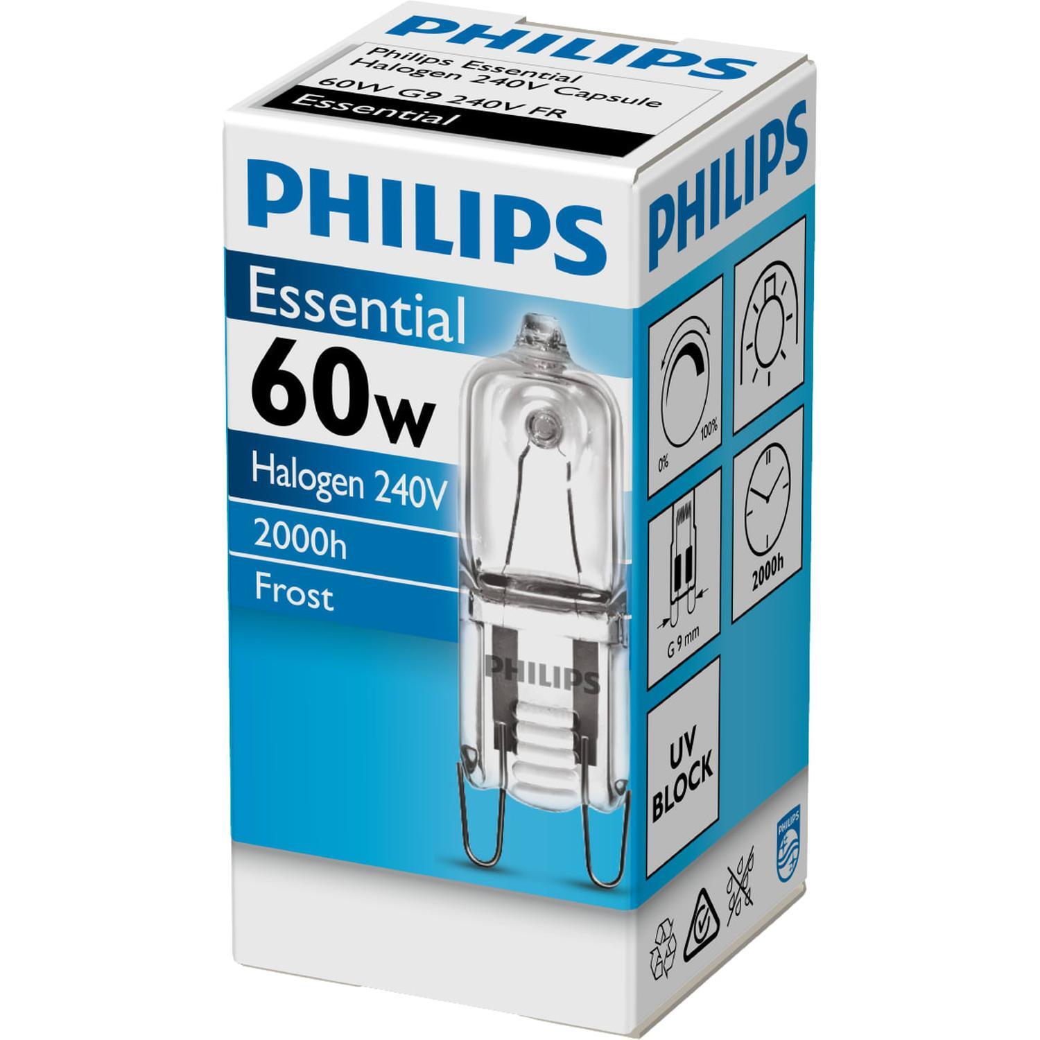 Philips | Essential Capsule Light Bulb G9 240V 60W | Mitre10