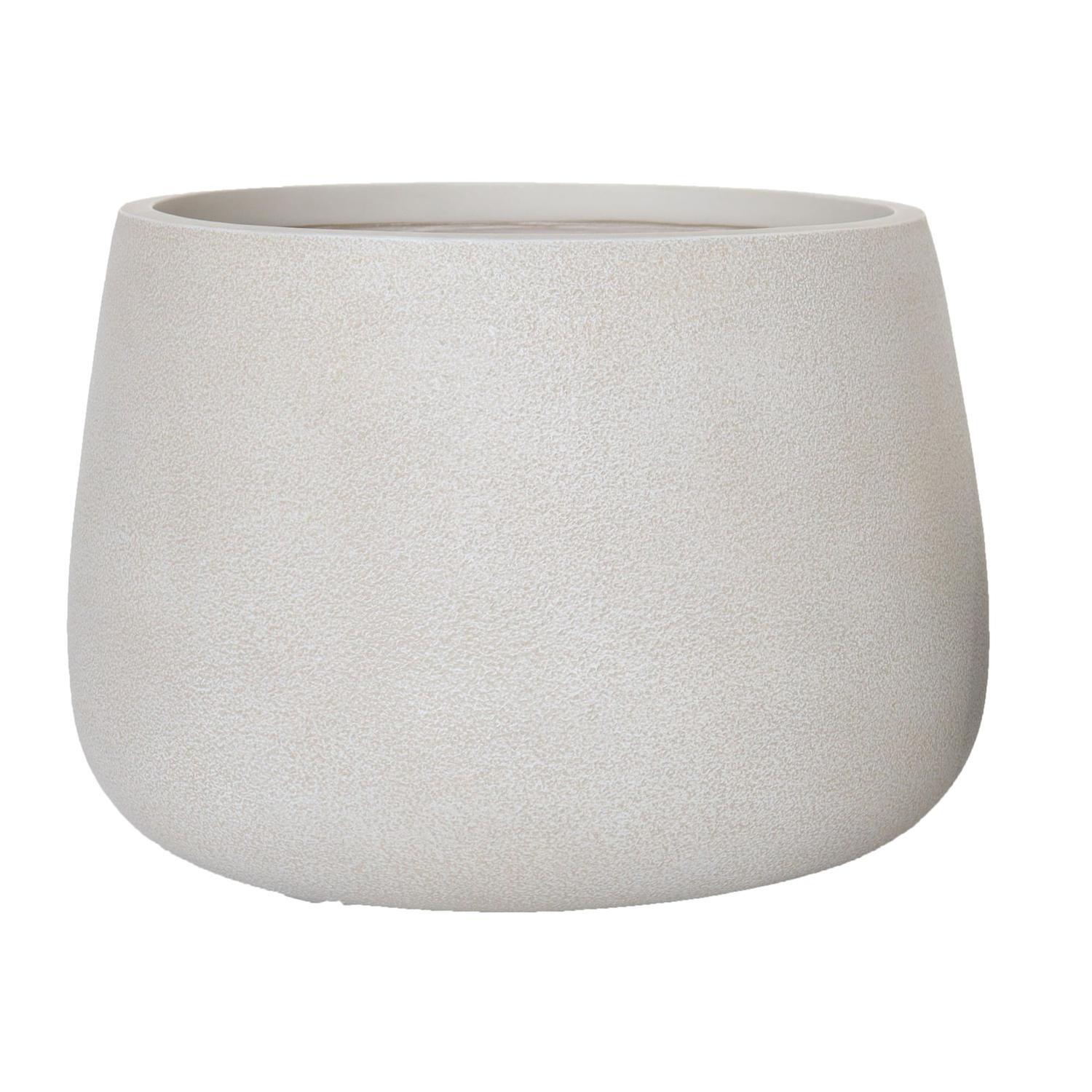 Gardeners Edge | Renee Clayfibre Pot Large Beige | Mitre10