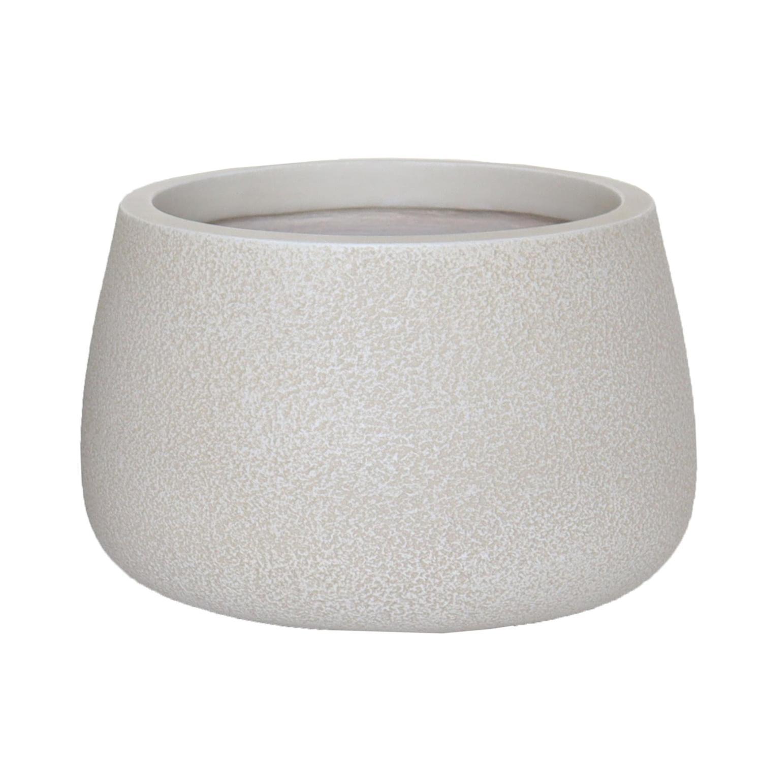 Gardeners Edge | Renee Clayfibre Pot Small Beige | Mitre10