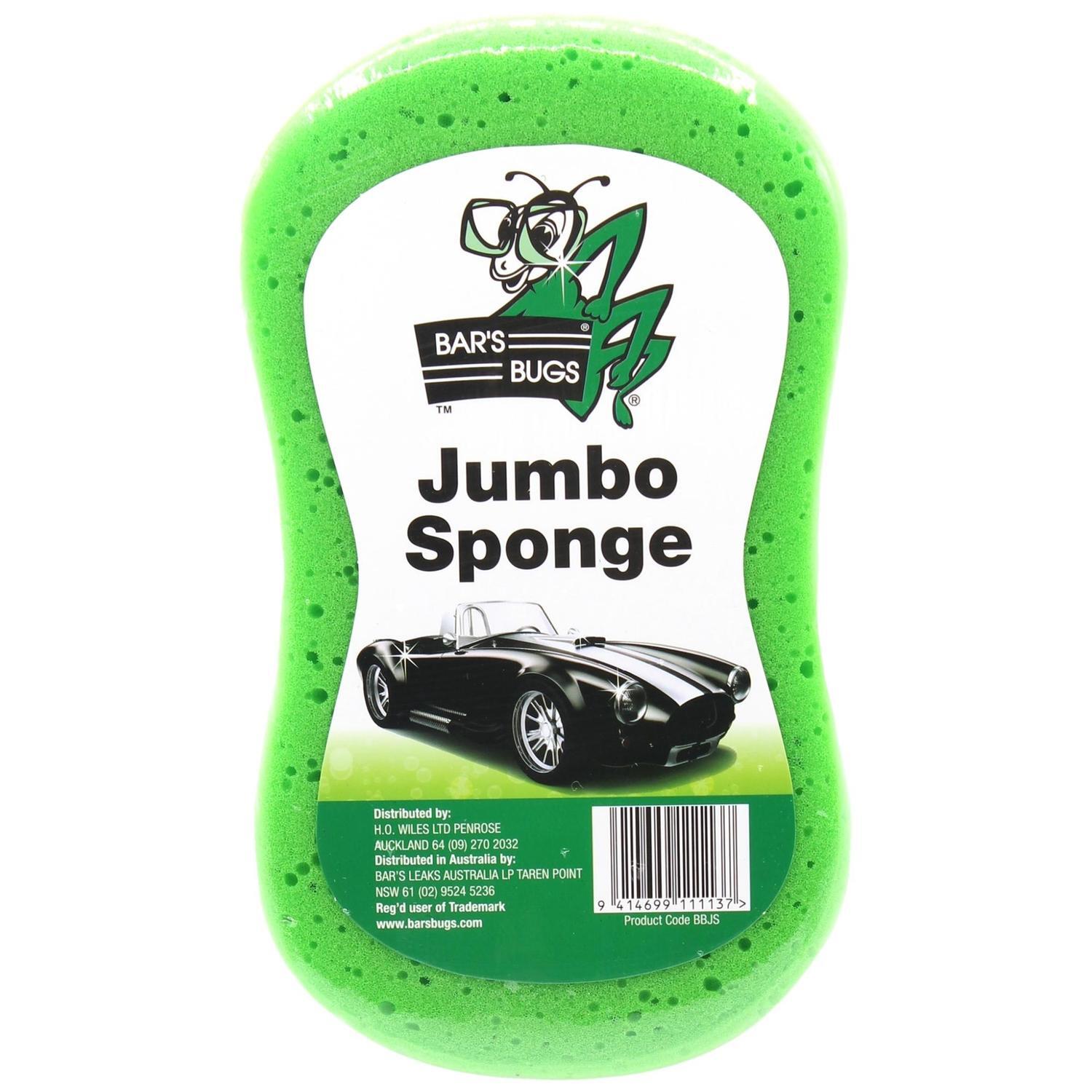 Bar's Bugs | Jumbo Sponge 22 x 12cm Green | Mitre10
