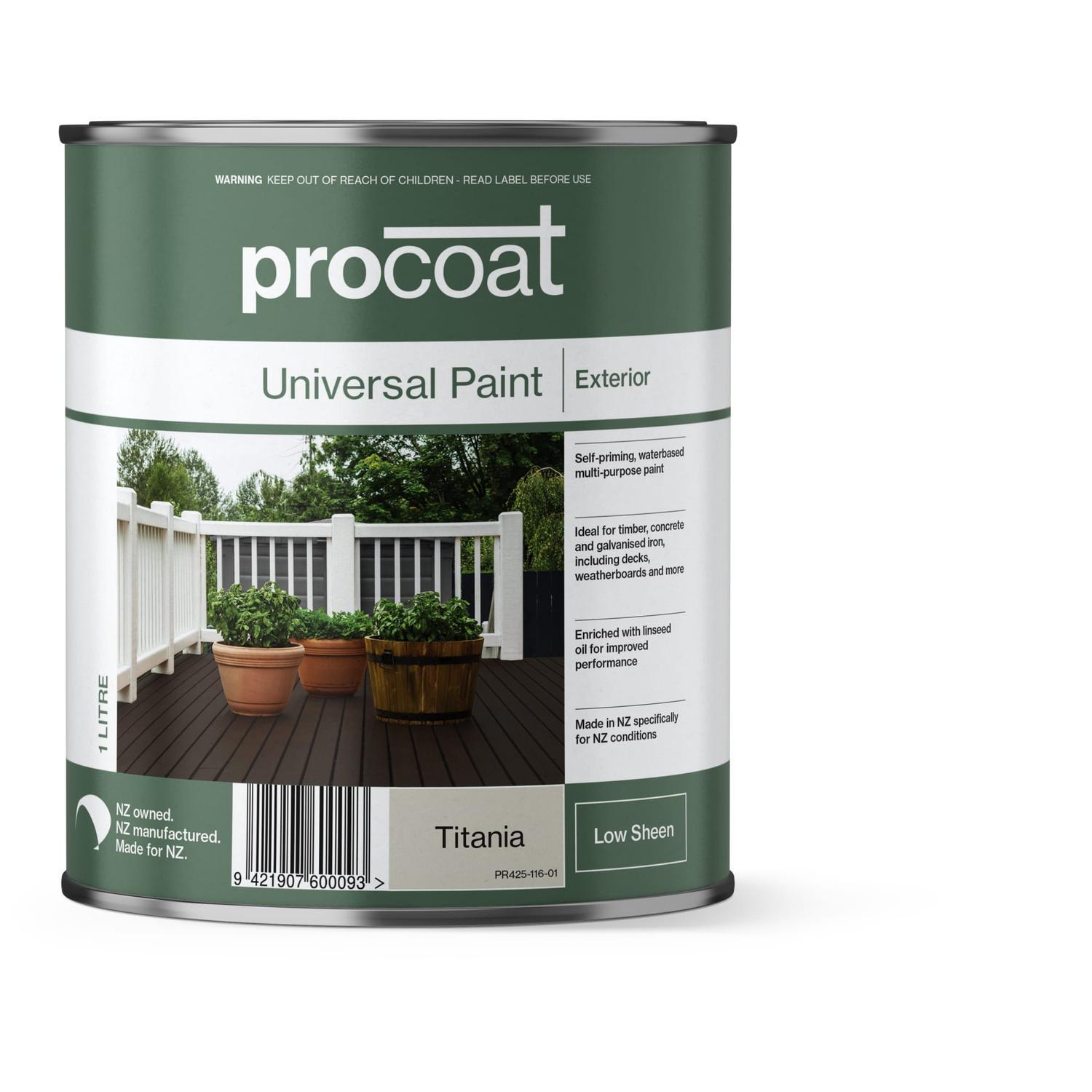 Procoat | Universal Paint 1L | Mitre10