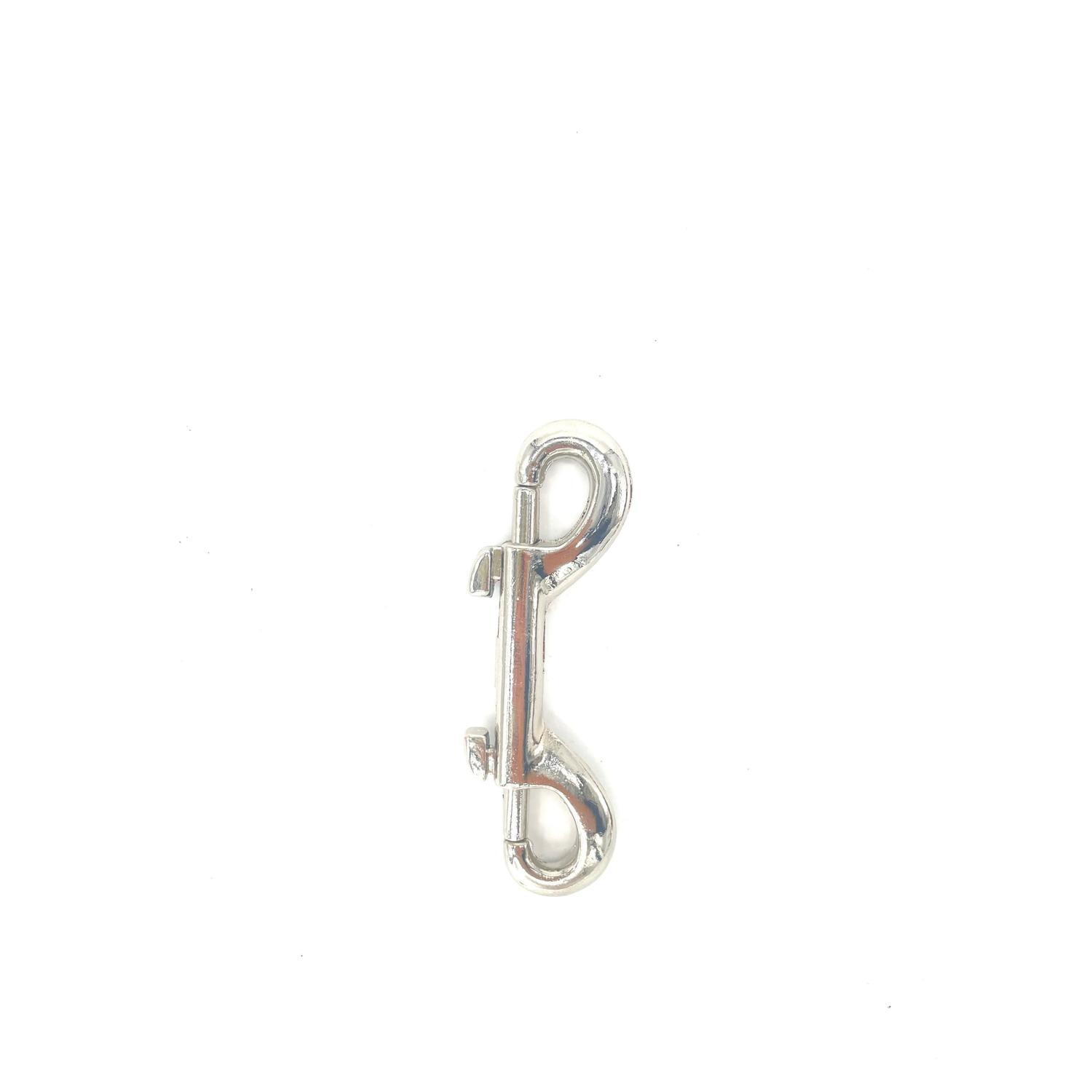 Double Ended Snap Hook 90mm Nickel Plated | Mitre10