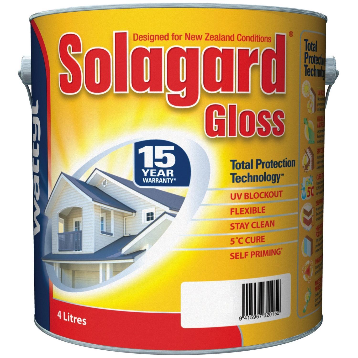 Wattyl | Solagard Gloss Exterior Paint 4L Pastel Base | Mitre10