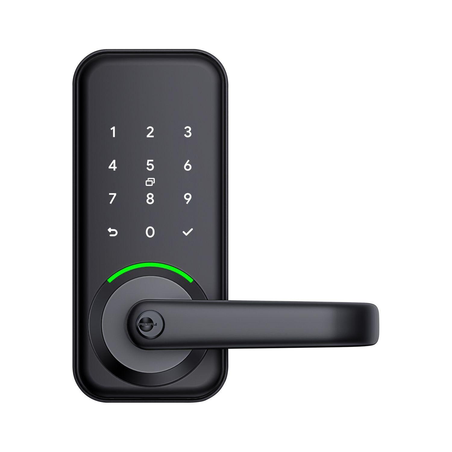 Schlage | Horizon Smart Lever Entry Lock Matte Black | Mitre10
