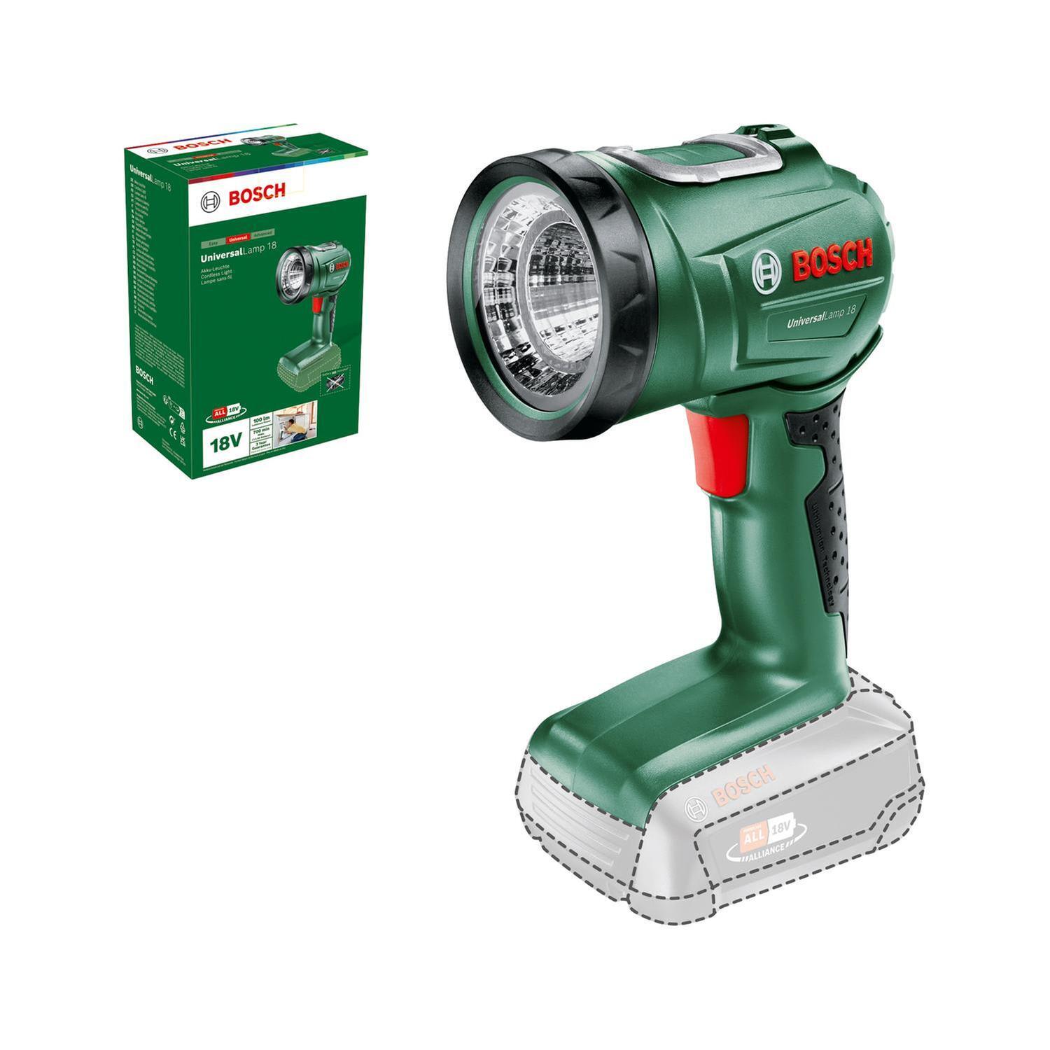 Bosch | Cordless LED Worklight Spotlight Torch Skin only 18 Volt | Mitre10