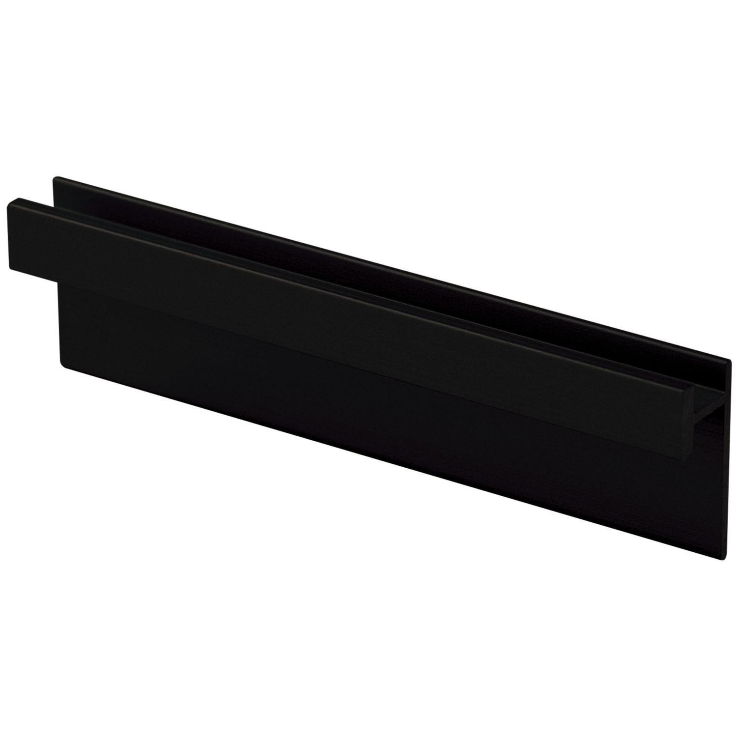 Seratone | Aluminum H jointer 4.5mm x 2700mm Black | Mitre10