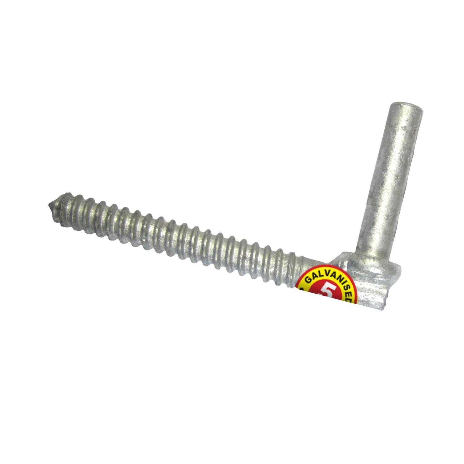 Gartner | Screw Gudgeon Long Pin W:200mm, D:20mm Galvanised | Mitre10