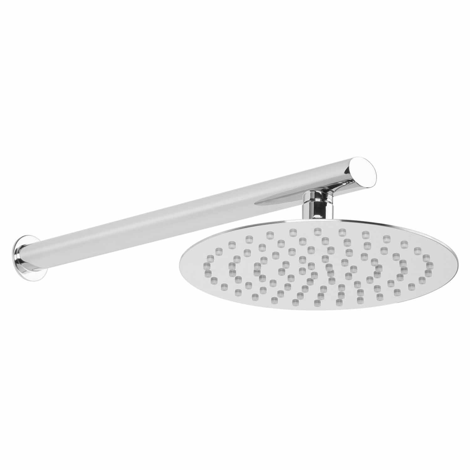 Foreno | Rose Round Wall Mounted Shower Rose Chrome | Mitre10