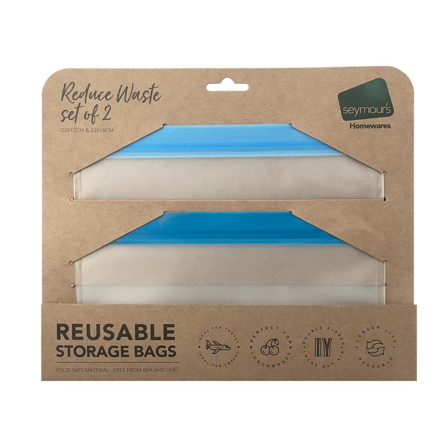 Seymours | Lay Flat Reusable Bags 2 Pack | Mitre10