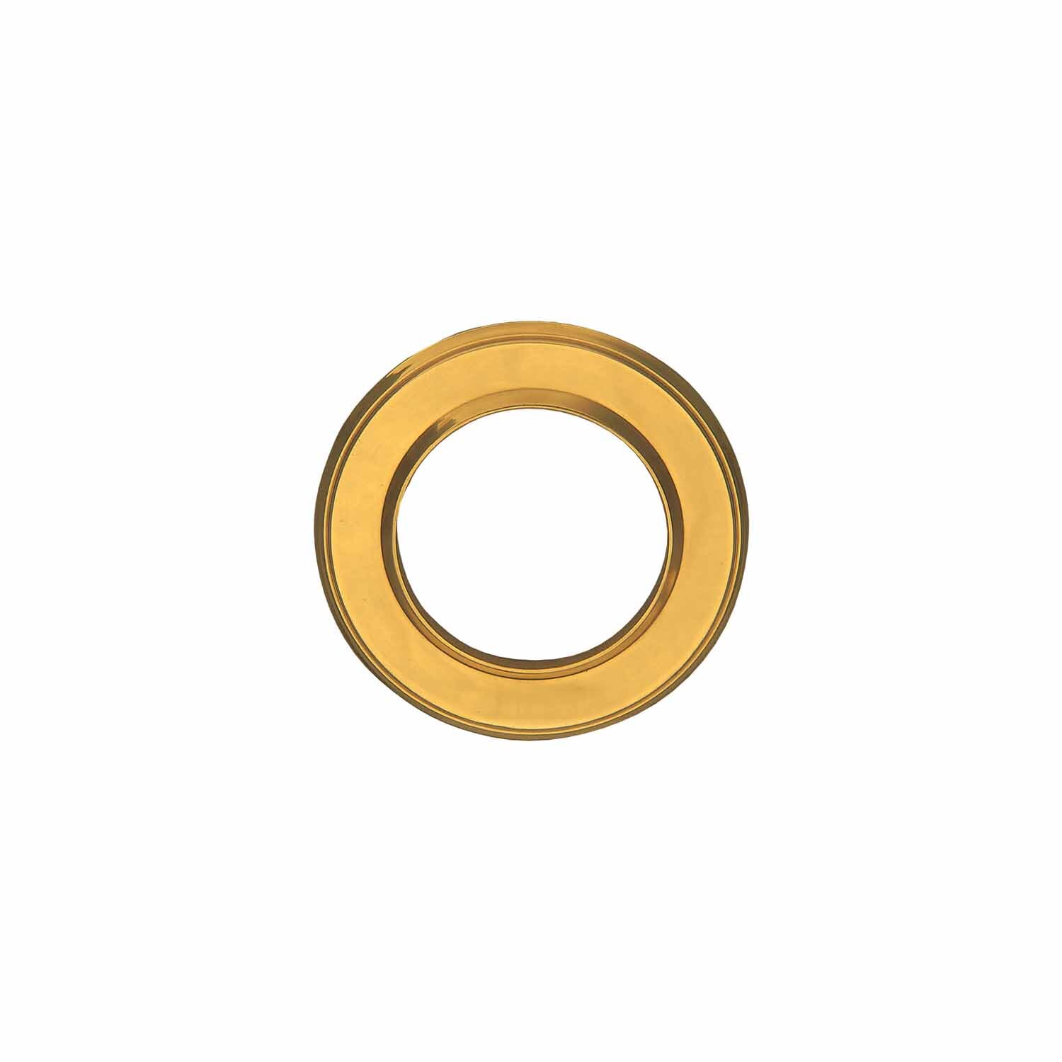 Elements Hardware | Newspaper Ring 100mm Polished Brass Finish | Mitre10