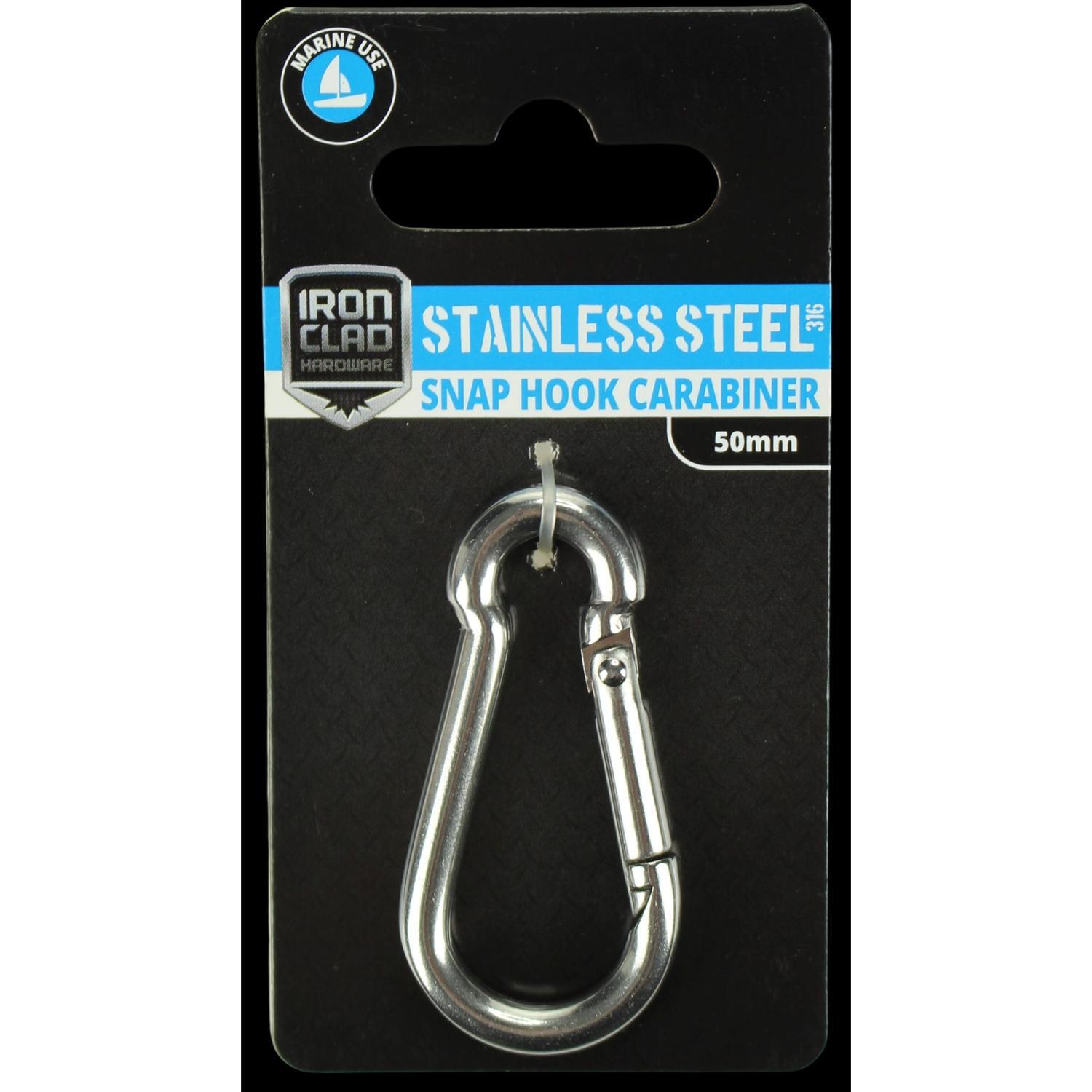 Iron Clad | Snap Hook 50mm Stainless Steel 316 | Mitre10