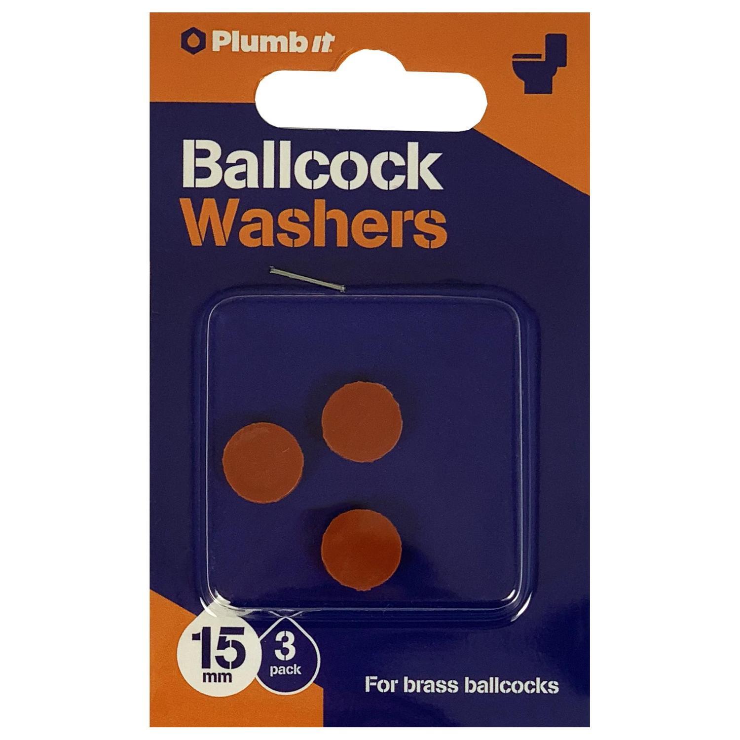 Plumb It | Ballcock Washer 15mm Red | Mitre10