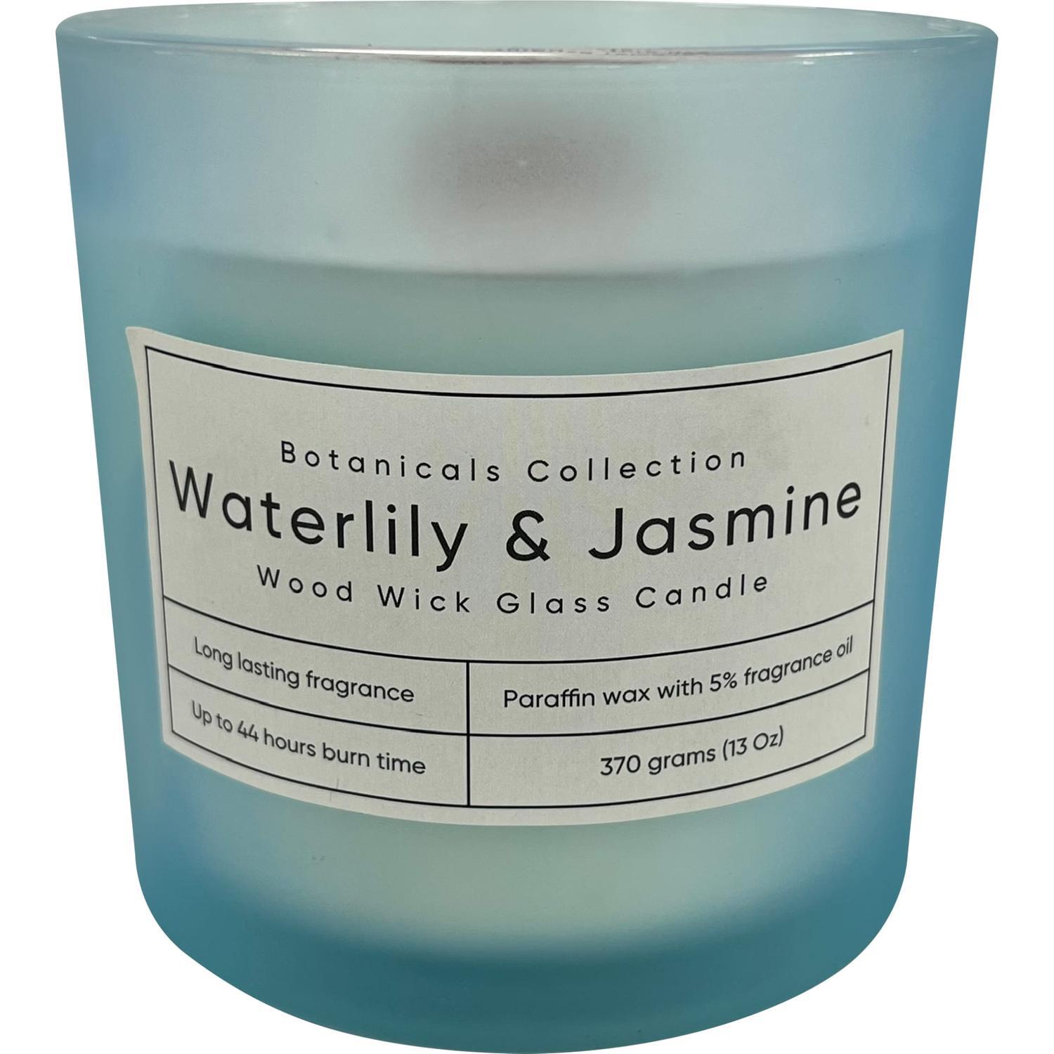 Botanicals Collection | Wood Wick Candle 370g Waterlily & Jasmine | Mitre10
