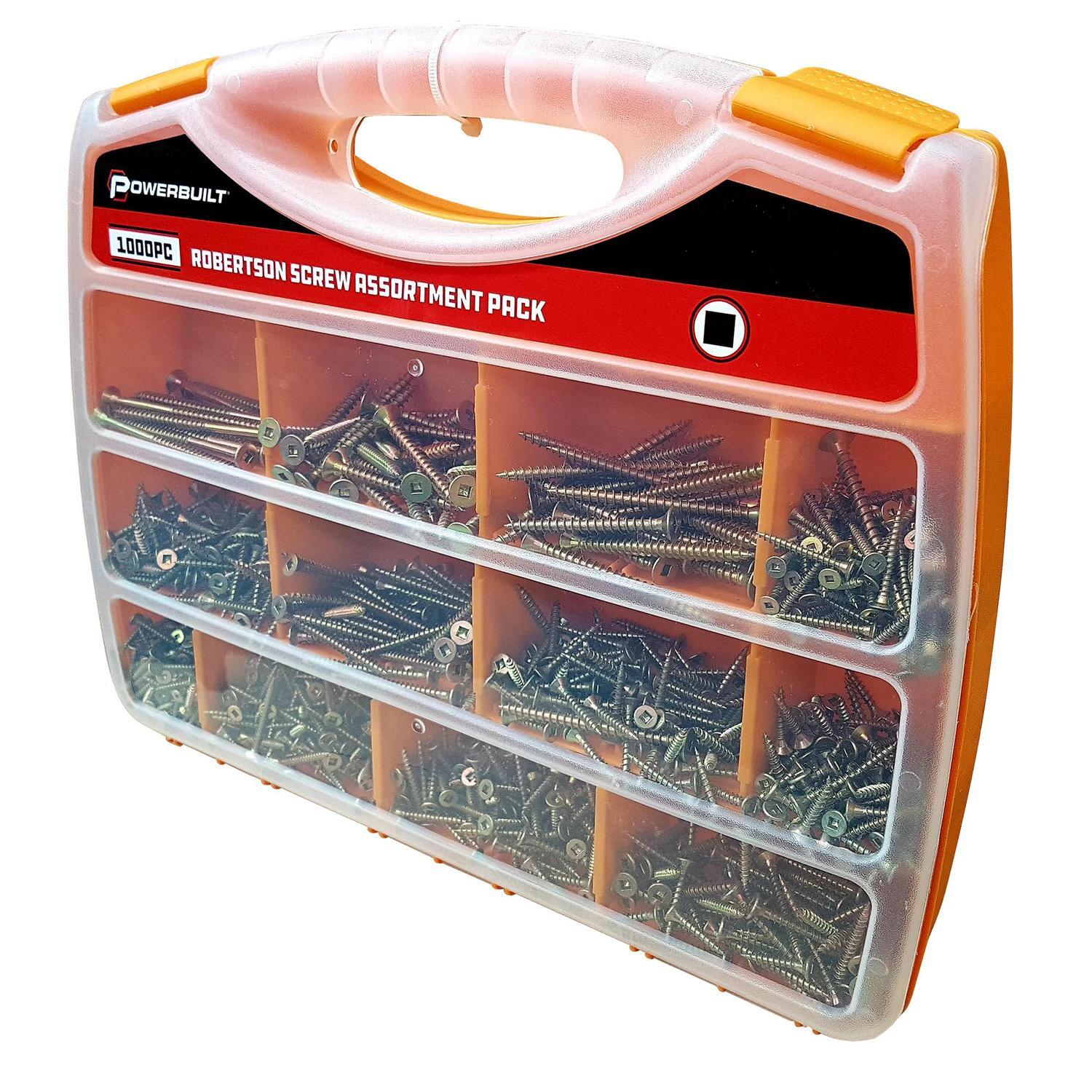 Powerbuilt | Robertson Screw Assortment | Mitre10