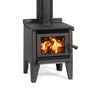 Metrofires | Tiny Rad Freestanding Wood Fire Metallic Black | Mitre10