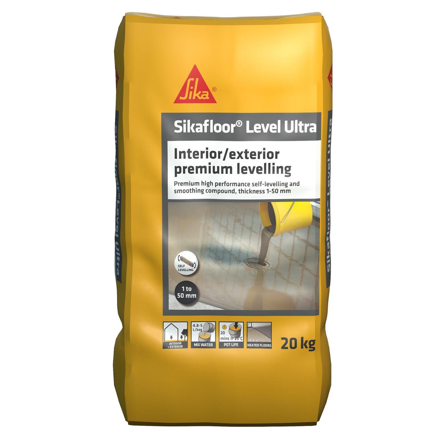 Sika | Floor Levelling Compound 20kg Interior & Exterior 1mm-50mm | Mitre10