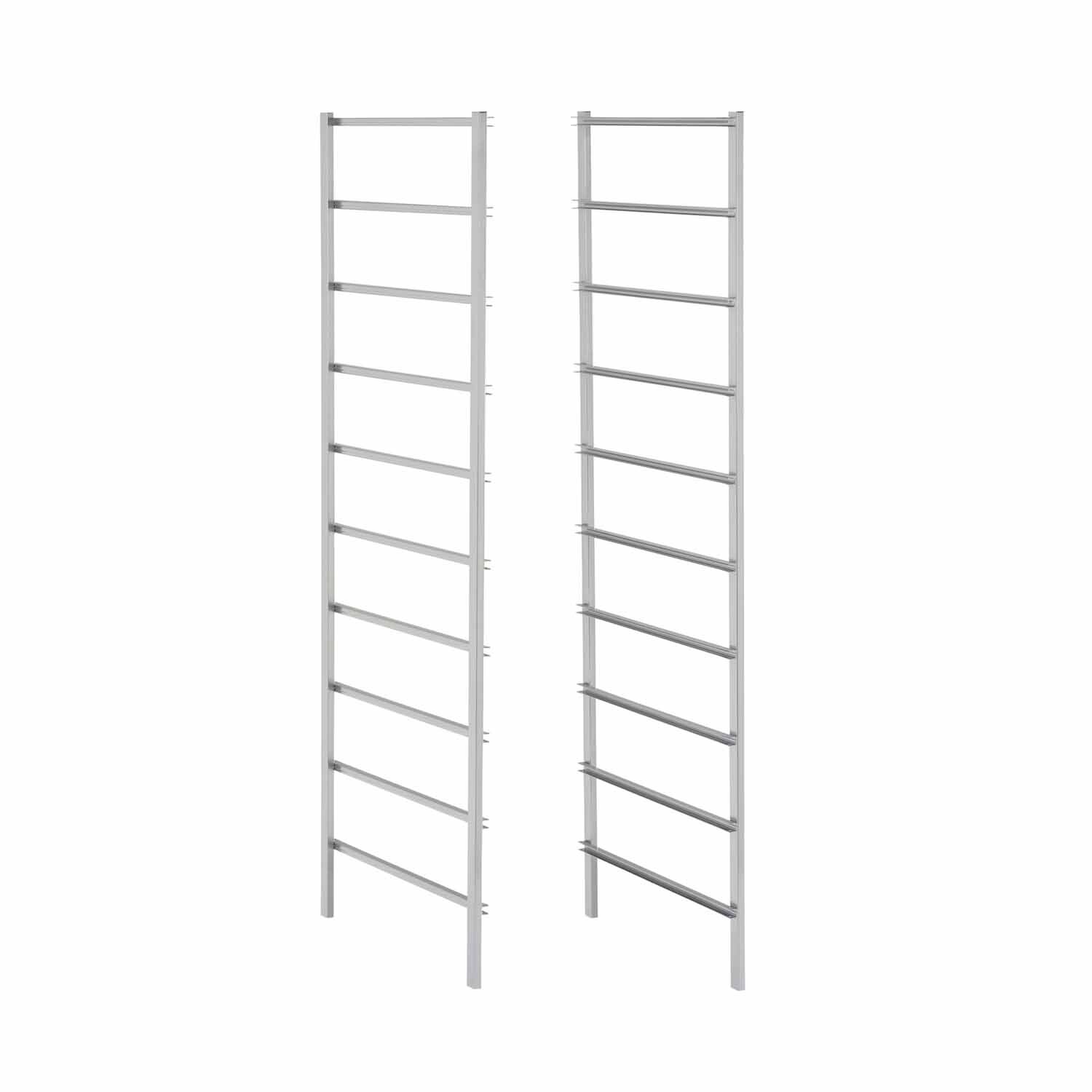 Elfa | Side Frame H: 1040mm, W: 435mm, D: 20mm Platinum | Mitre10