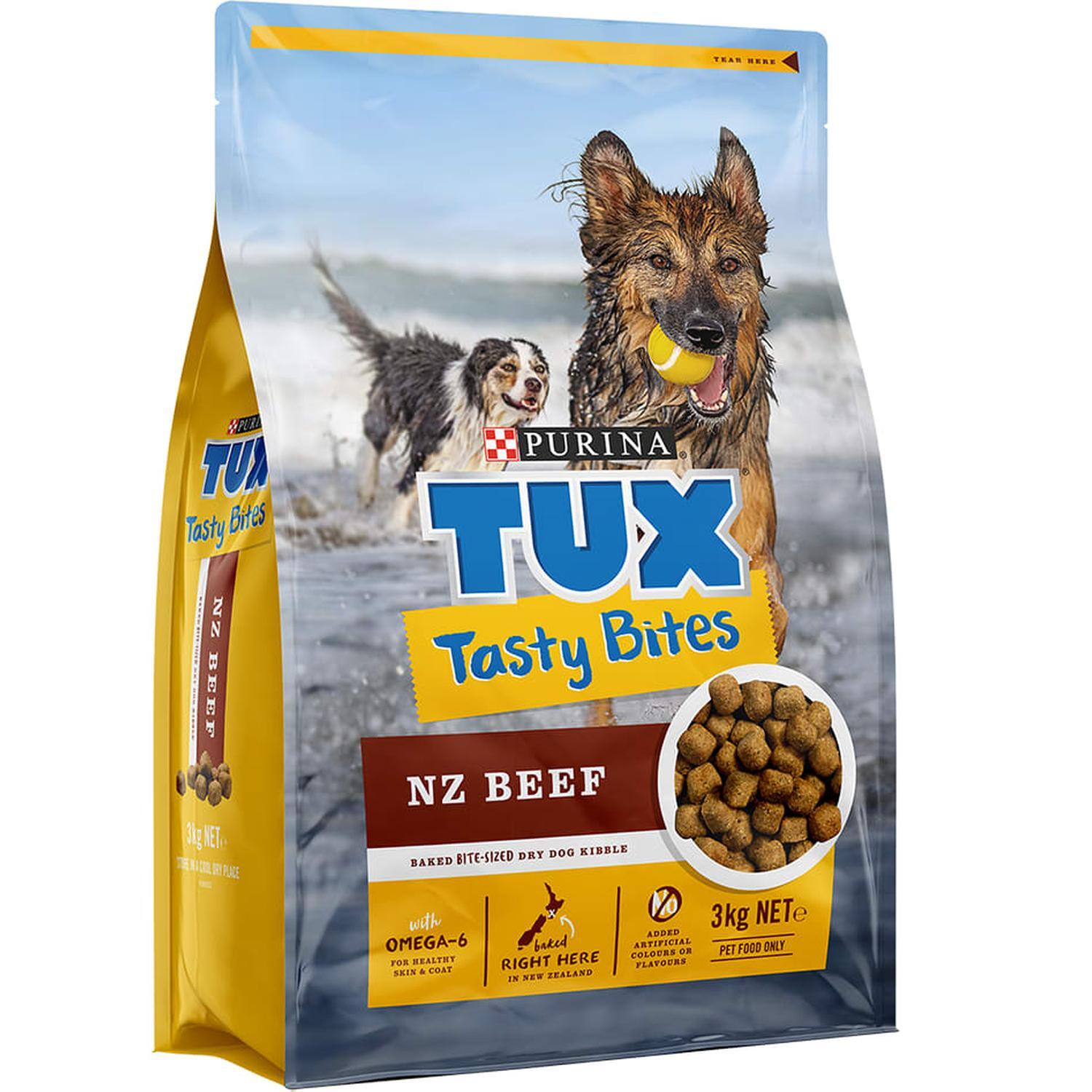 Purina | Tux Tasty Bites Beef 3kg | Mitre10