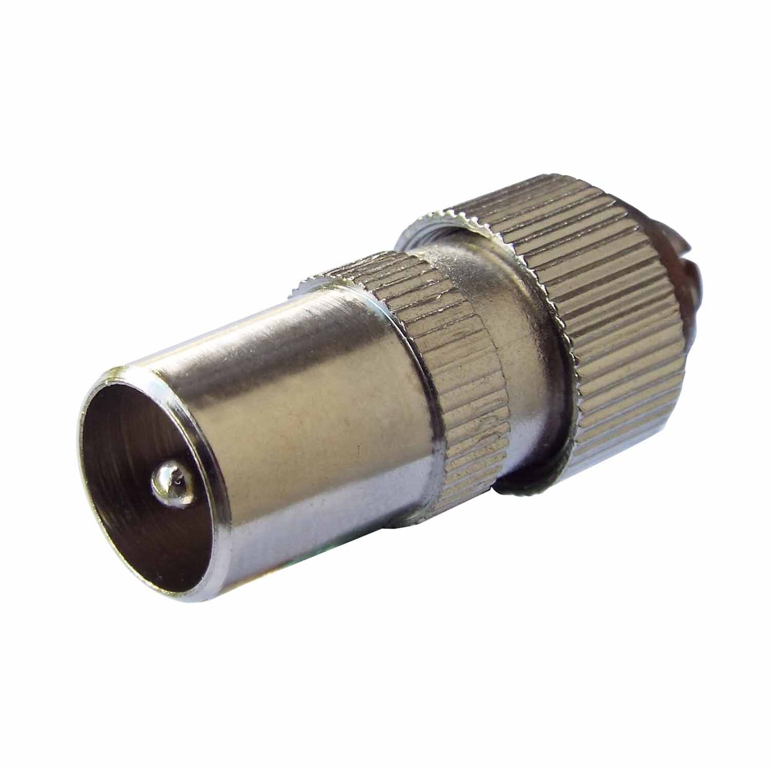 Custom | Coax Plug Silver | Mitre10