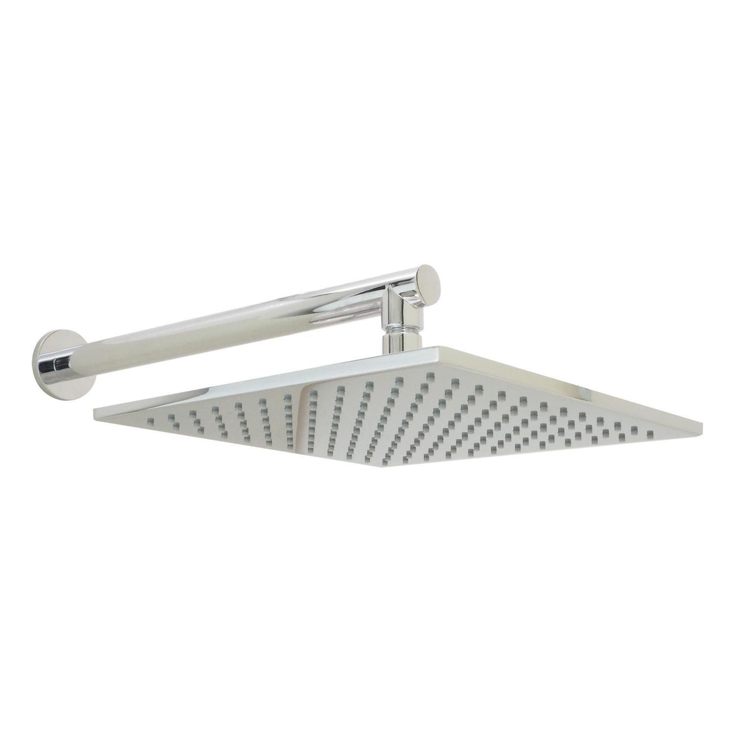 Stream by Aquatica | Point Square Shower Rose Wall Mounted 250 x 250mm ...