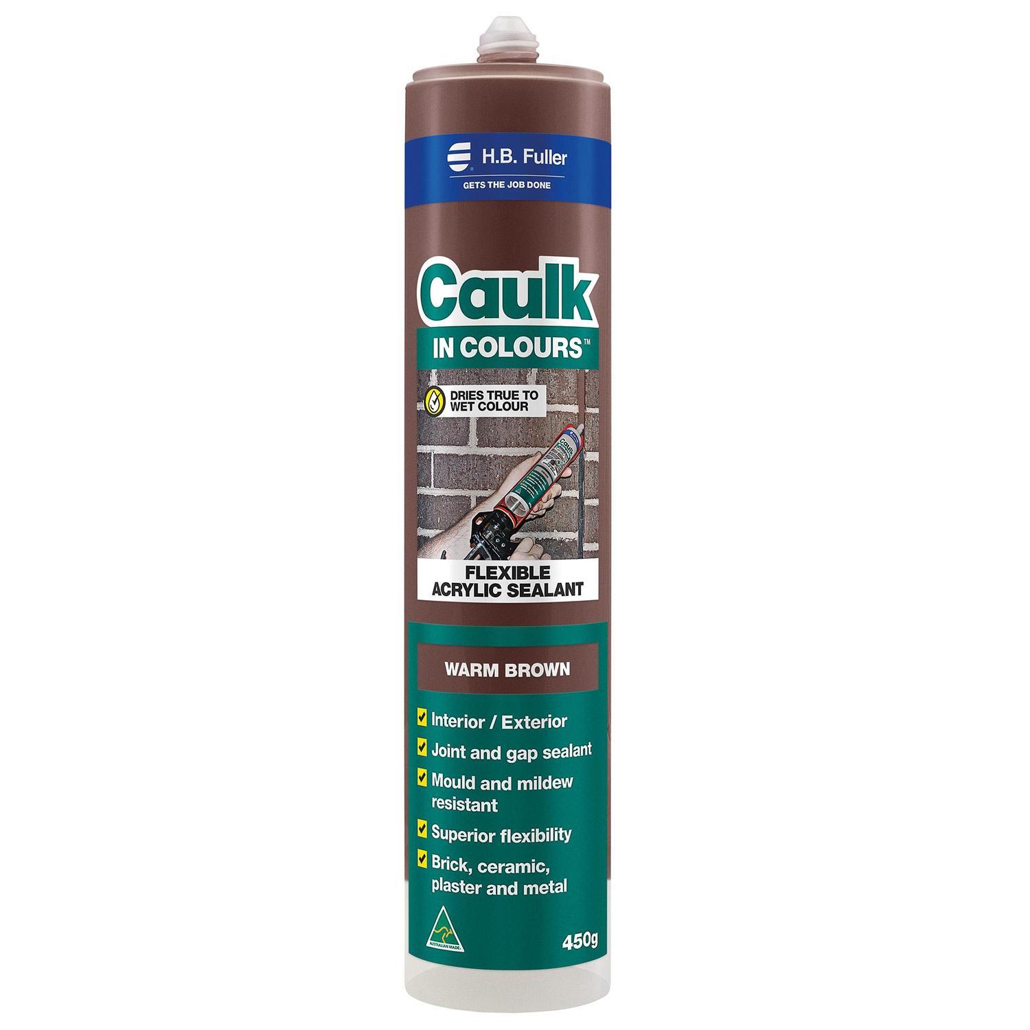 H B Fuller | Caulk in Colours flexible coloured joint sealant 450g Warm ...