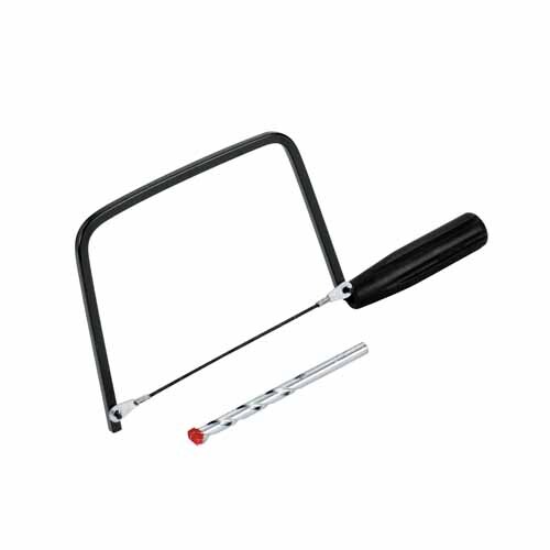 QEP | Rod Saw with Blade and Drill Bit 152mm Black & Silver | Mitre10